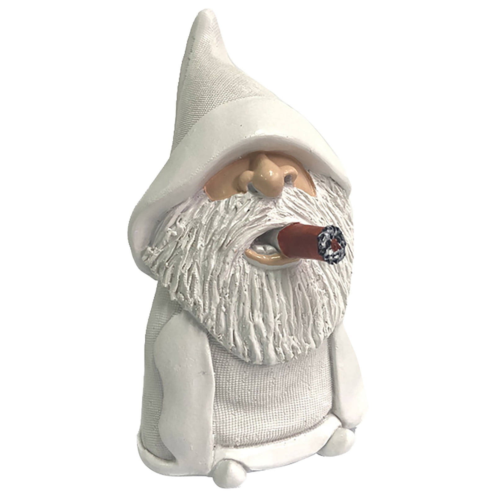Clearance! White Beard Dwarf Resin Decoration White Robe Dwarf Garden ...
