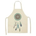 Clearance! Wind Catcher Net Apron Art Spring Tropical Nature Theme Neutral Kitchen Apron Hanging ...