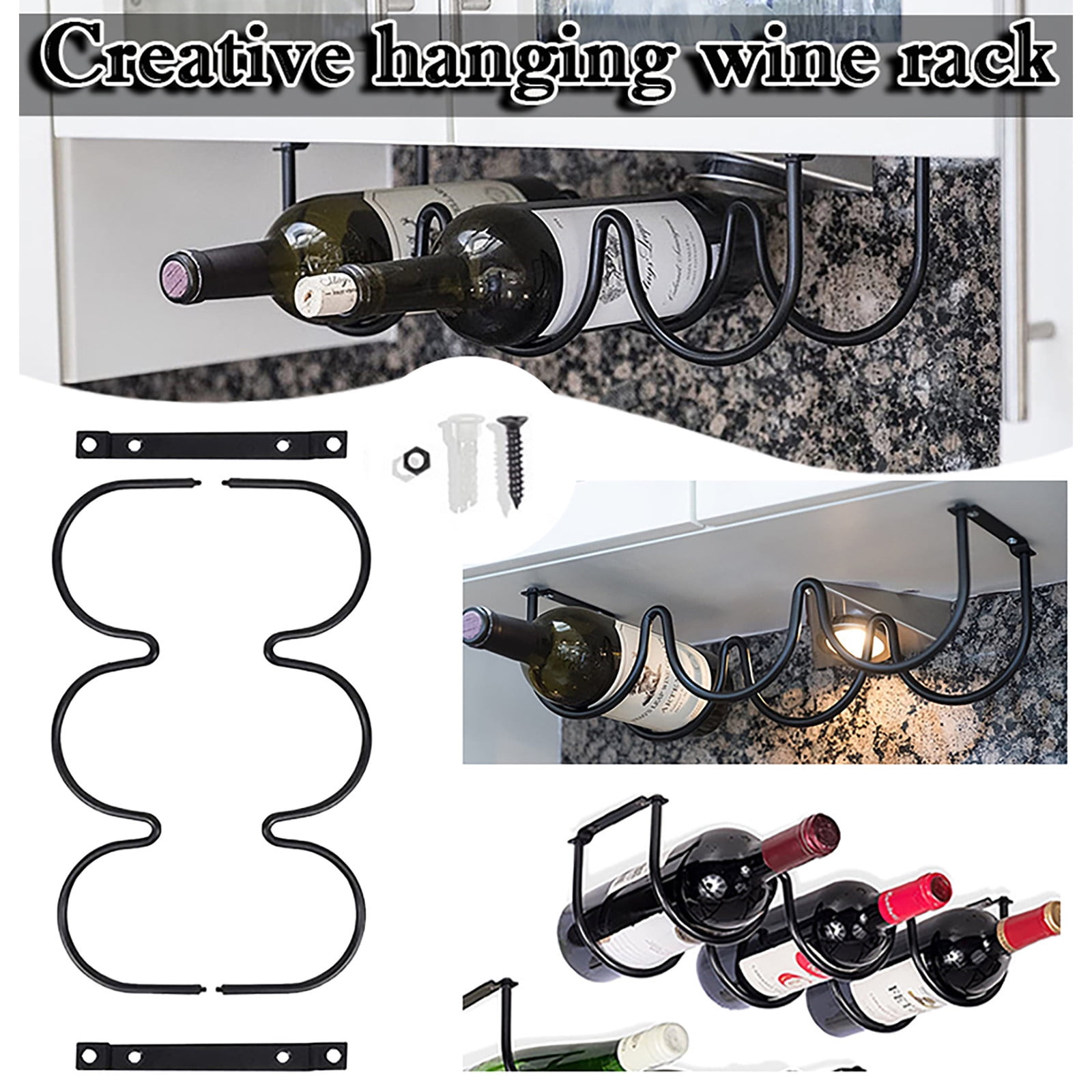 Clearance Wine & glass racks under $10,Room Living Wine Rack Frame Red ...