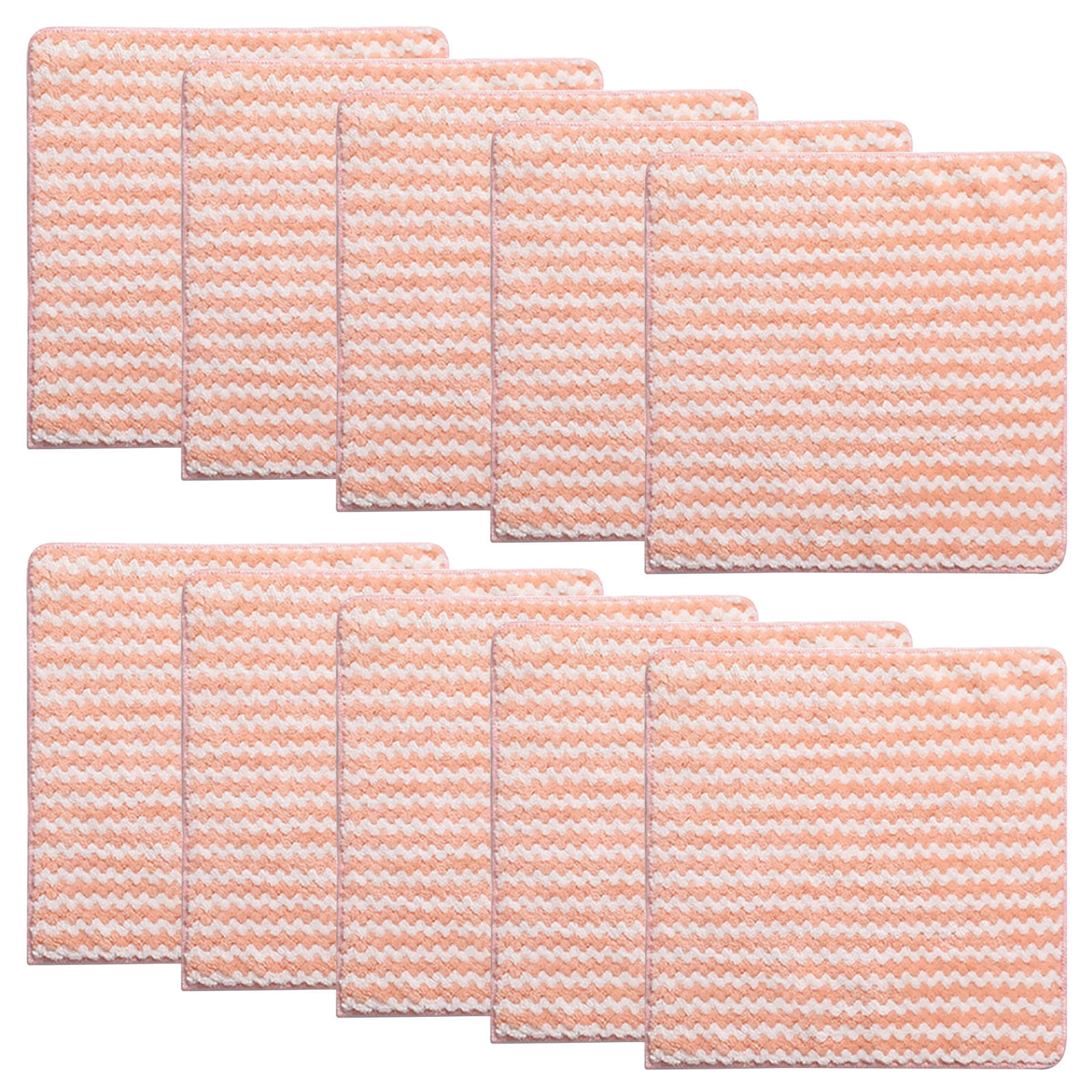 Clearance Wipes under $6 10PCS Towels Dishcloths Fast Dish Microfiber ...
