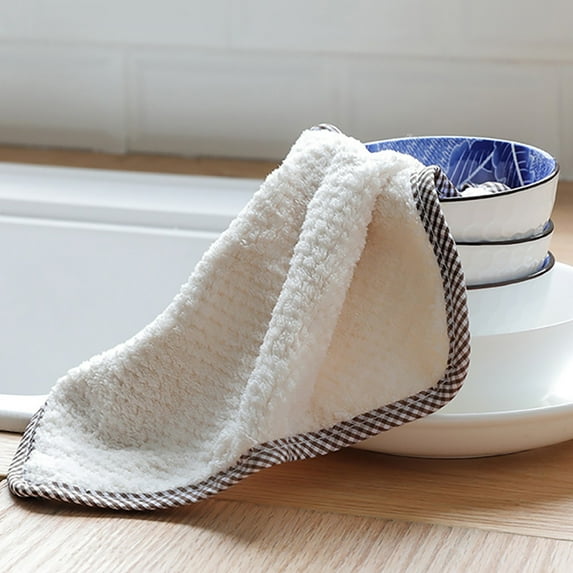 Clearance Wipes under $1,Nonstick Oil Coral Velvet Hanging Hand Towels ...