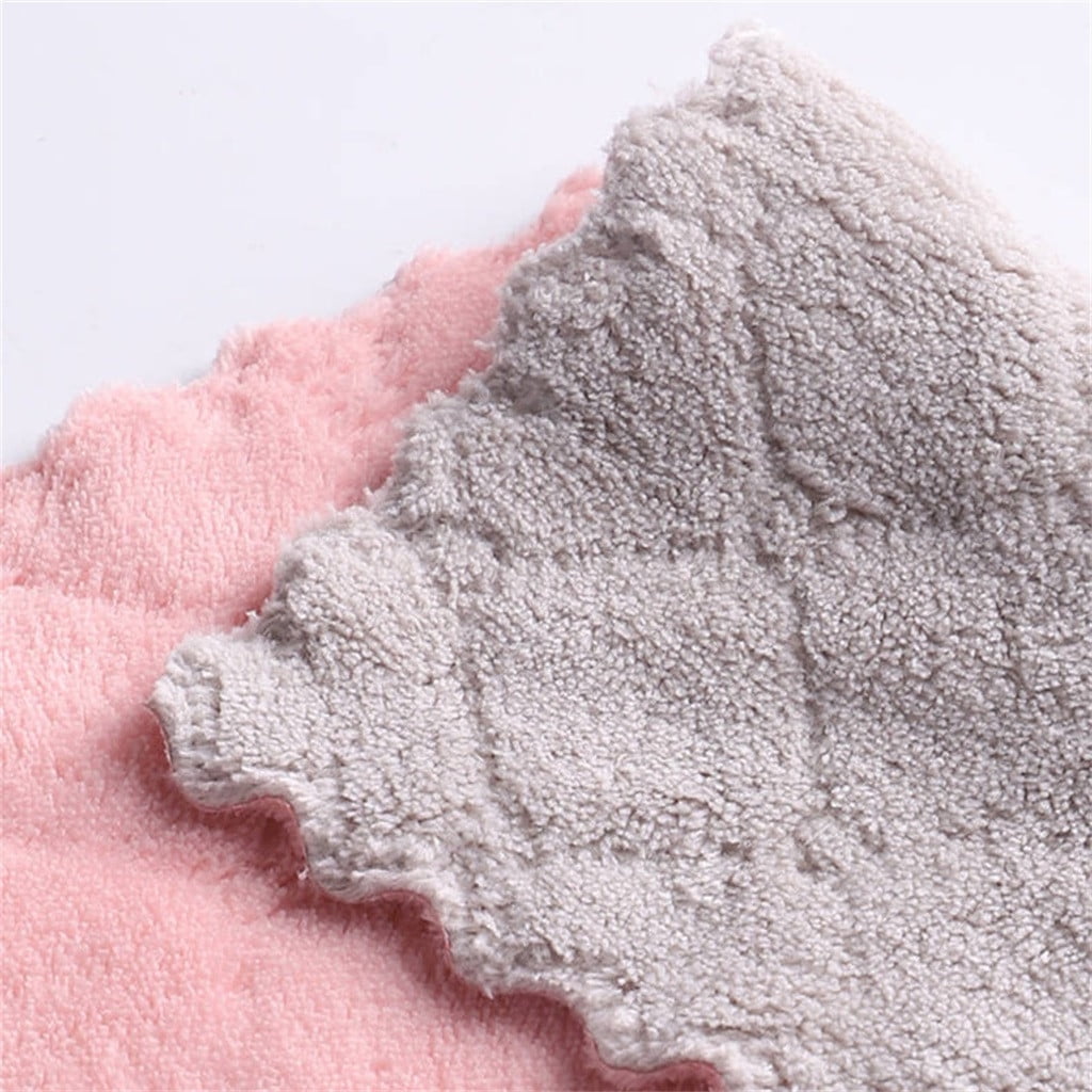 Kitchen Wipes Absorbent Corals 8Pcs Dish Rag Wipe Wiping Towel Cloth ...