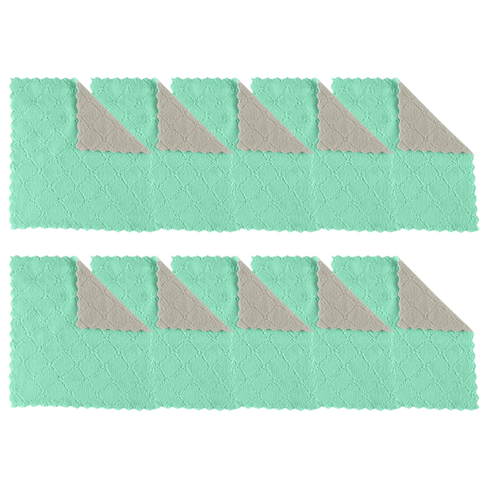 Clearance Wipes under $5,Absorbent Corals 10PCS Dish Rag Wipe Wiping ...