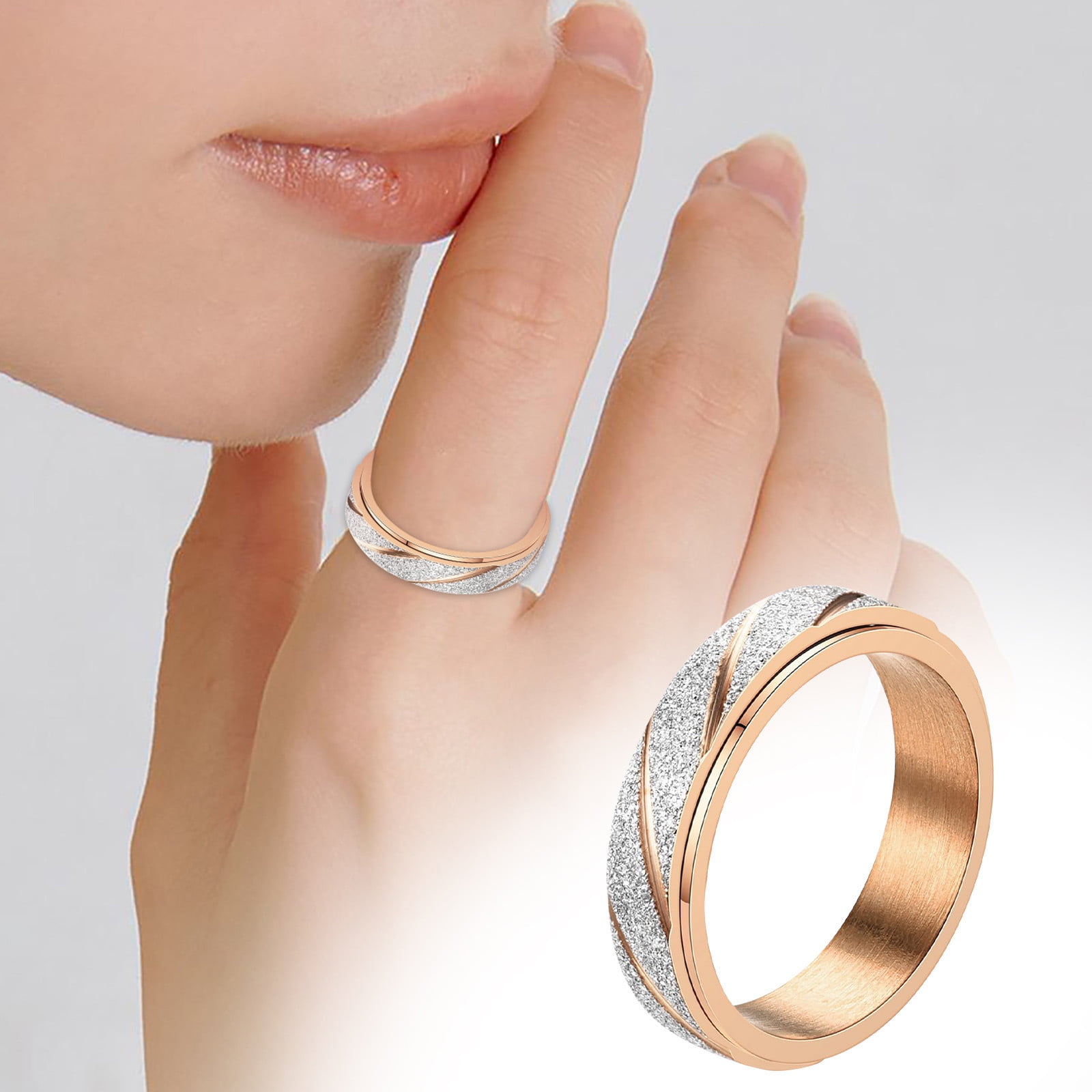 Clearance! Wiradney Turnable Decompression Scrub Pattern Alloy Inlaid ...