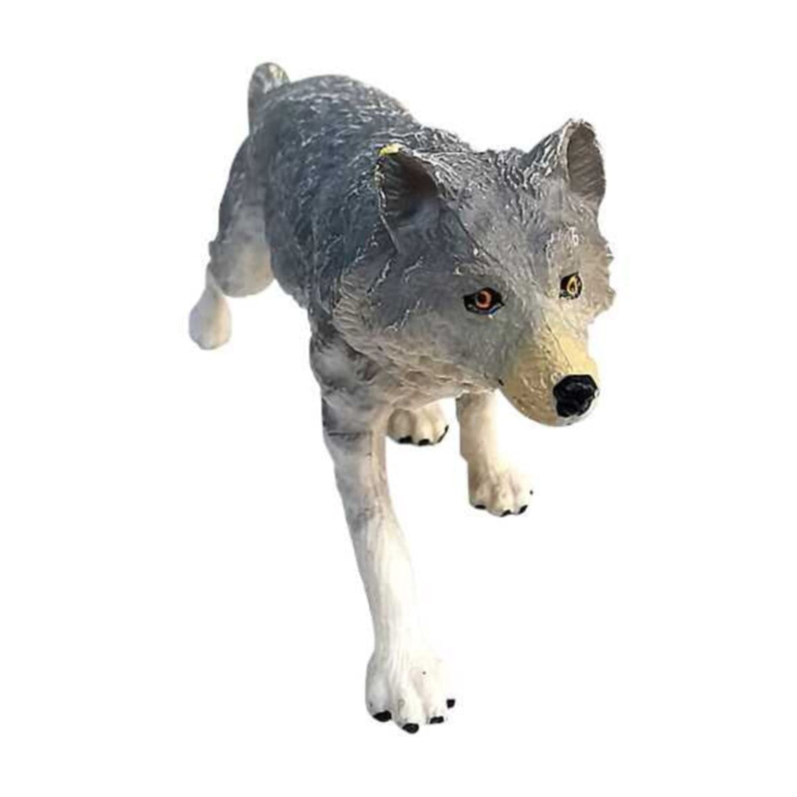 Clearance Wolf Figures Animal Wolf Toy Figurines Plastic Jungle Animal ...