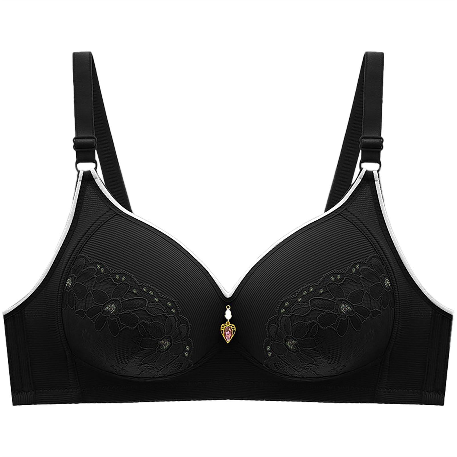 Clearance! Women's Sexy Underwear Comfortable Soft Solid Color Bras ...