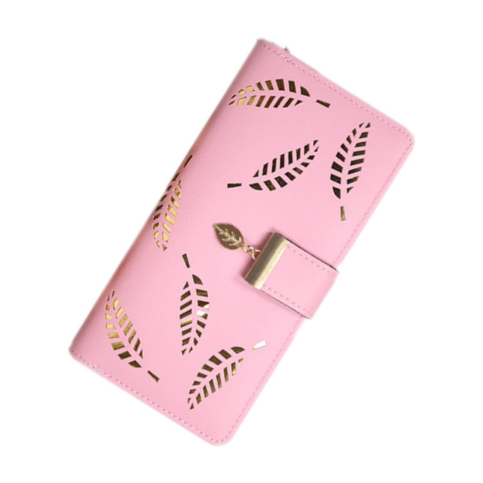 Clearance! Women's Wallet Women Credit Card Holder, Yuoaen Leaf Pattern ...