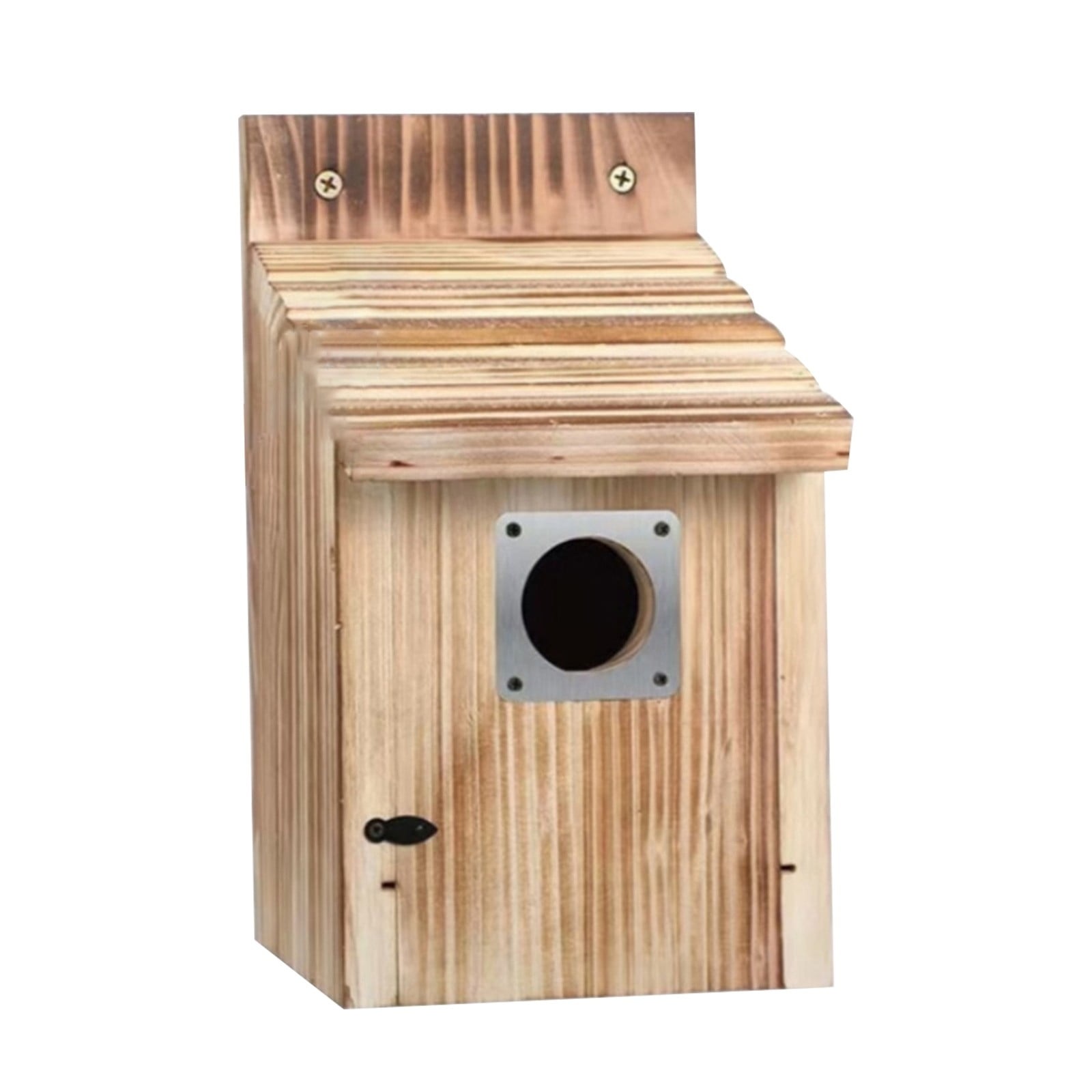 Clearance! Wooden Outdoor Bird House Thick Hanging Bird Nest Box For ...