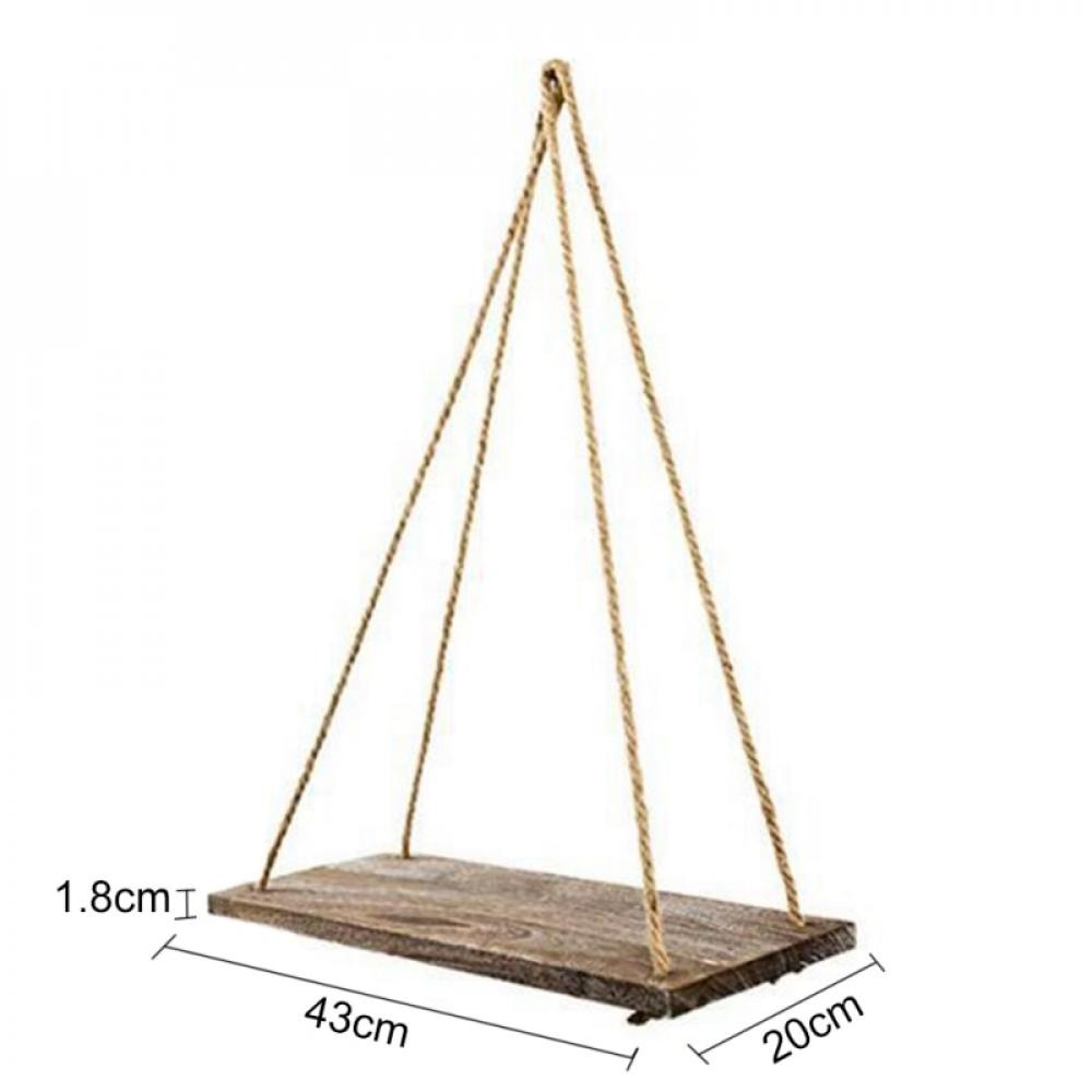 Clearance!Wooden Retro Hanging Rack Wall Decoration Displays Storage ...