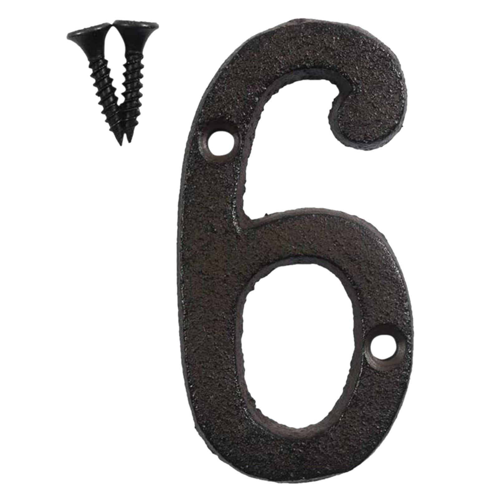 Clearance Wrought Iron Decorations Creative Diy House Number Casts Iron ...