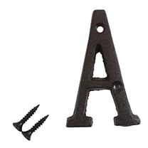 Village Wrought Iron HP-OD-T House Plaque Letter T - Walmart.com
