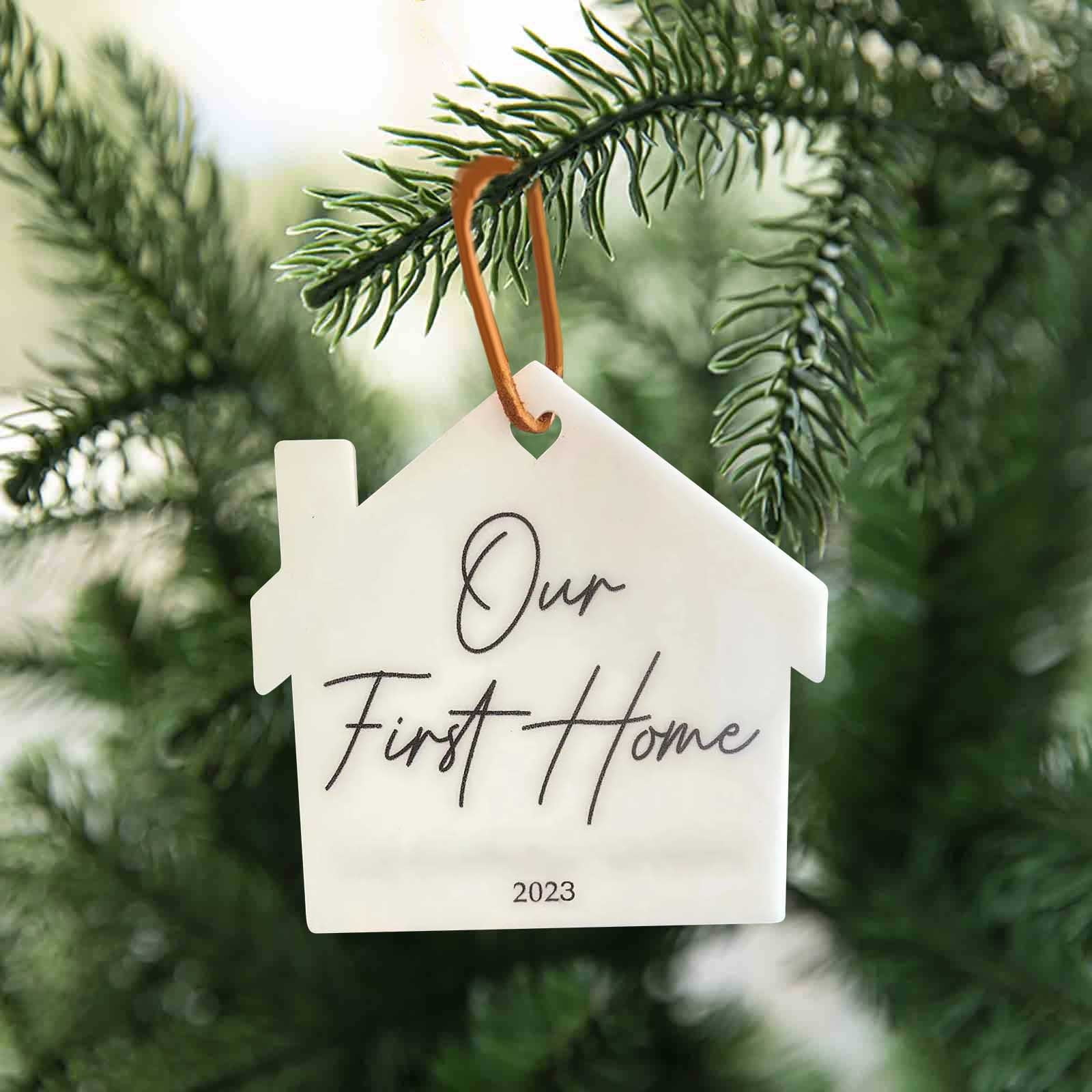 Clearance!XEOVHV New Home Christmas Ornament 2023, House Warming Gifts ...
