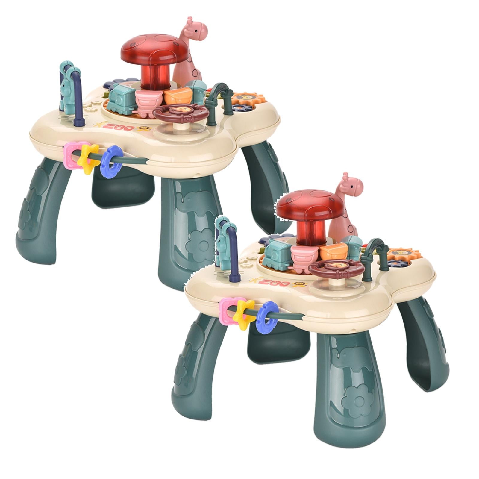 (Clearance) XIANXIAN 2Pcs Baby Activity Table Learning Table ...