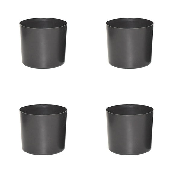 (Clearance) XIANXIAN Black Flower Pots, Cylinder Plant Pots for Small ...