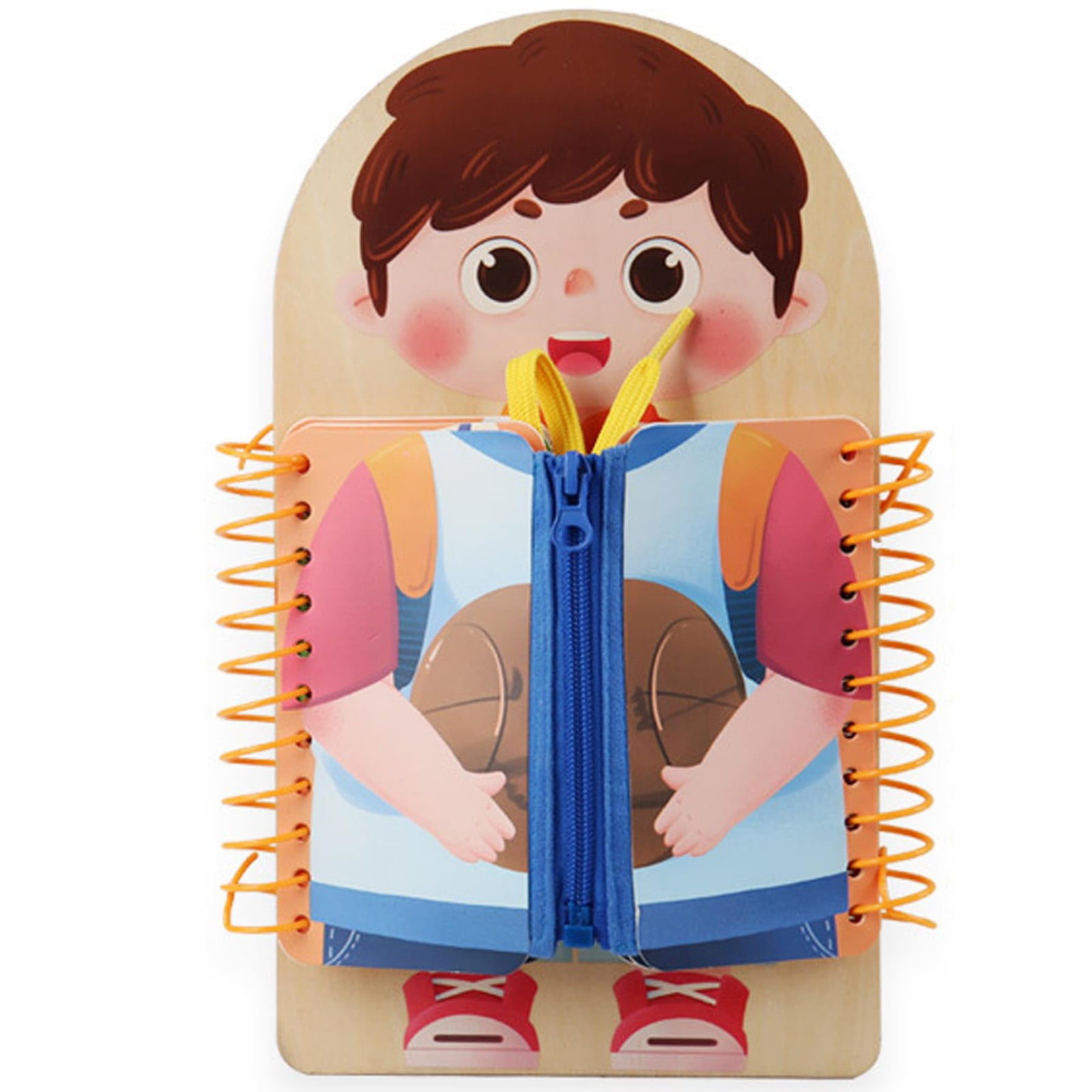 (Clearance) XIANXIAN Busy Board Dress Learning Boards for Fine Motor ...