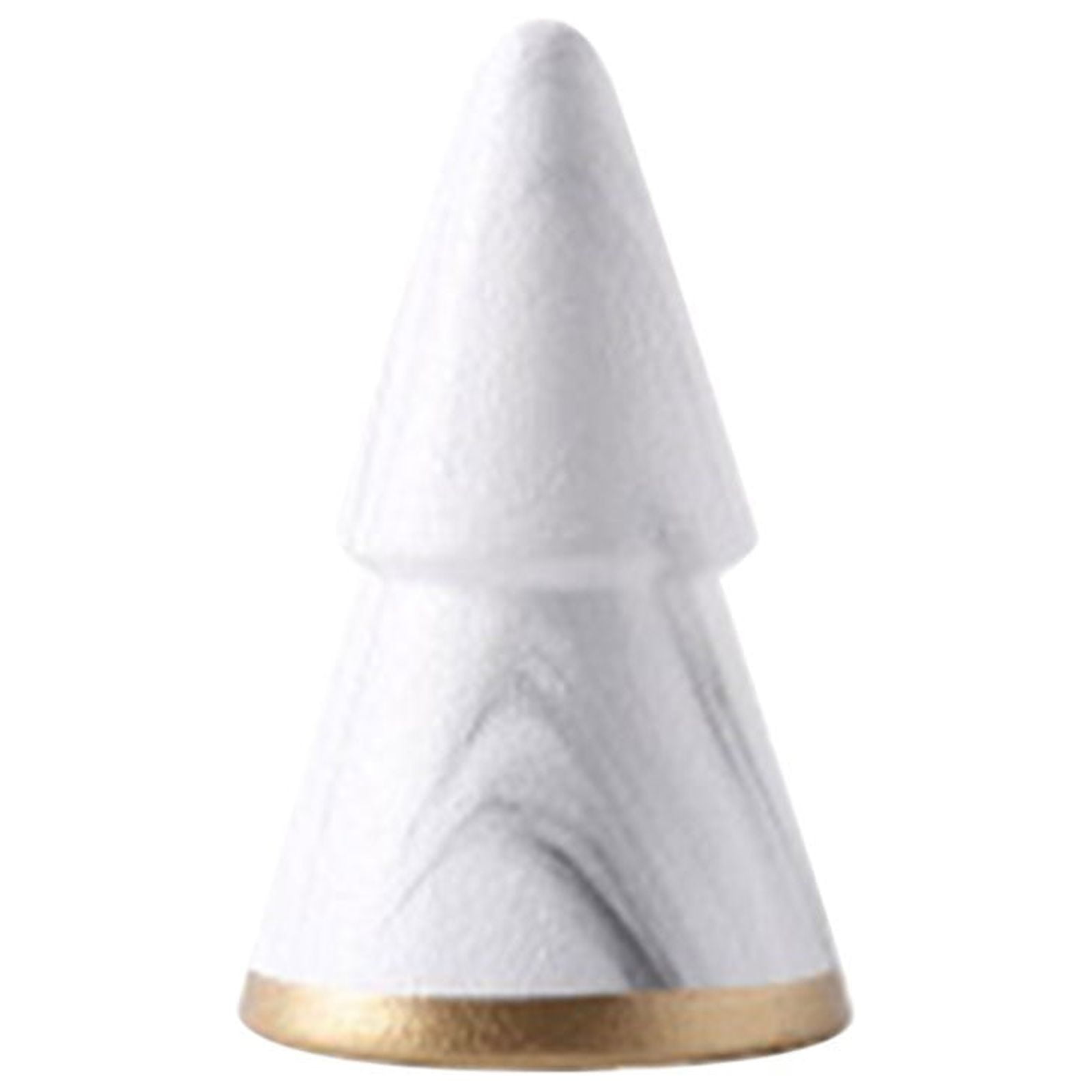(Clearance) XIANXIAN Simple Ceramic White & Gold Christmas Tree ...