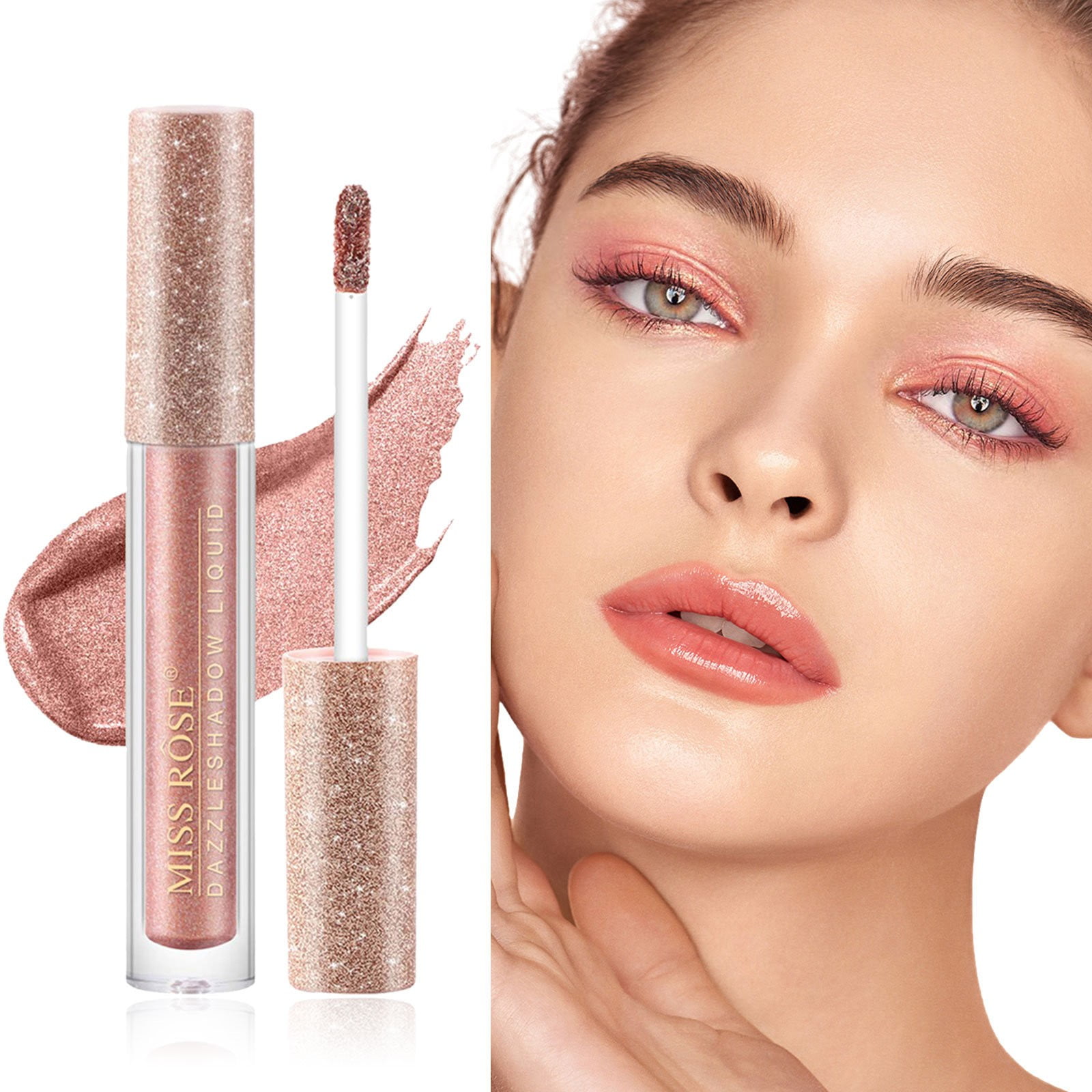 Clearance！ Glitter Eyeshadow，Makeup for Eyes Liquid Shimmer Glow Light ...