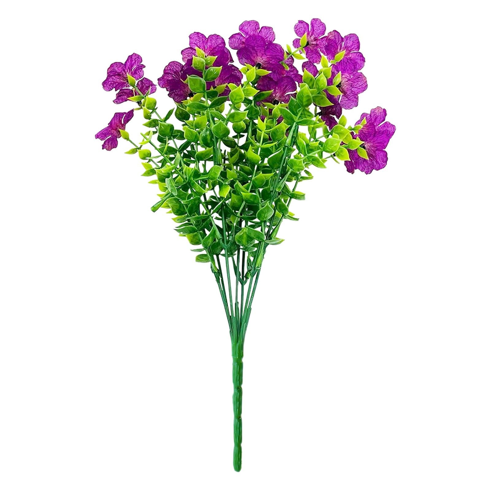 Clearance!Xloro Artificial Flowers for Outdoors No Fade Faux Plastic ...