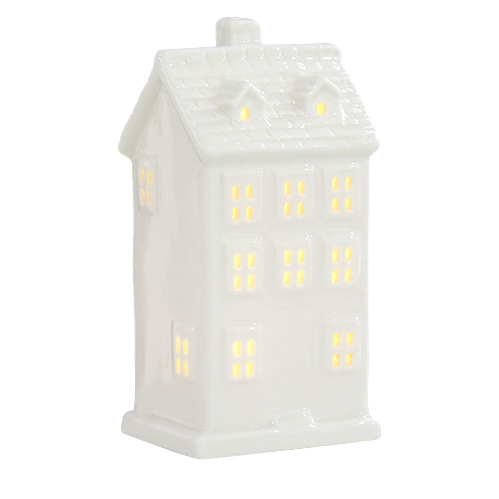 Clearance! YOBOLK Room Decor Christmas Miniature Porcelain Village ...