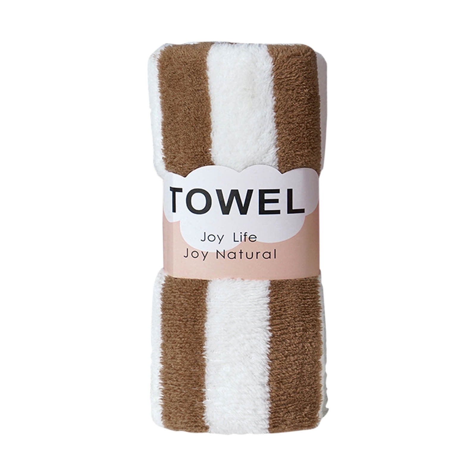 Clearance! YOBOLK Towels Absorbent Coral Velvet Towel, Colorful Striped ...