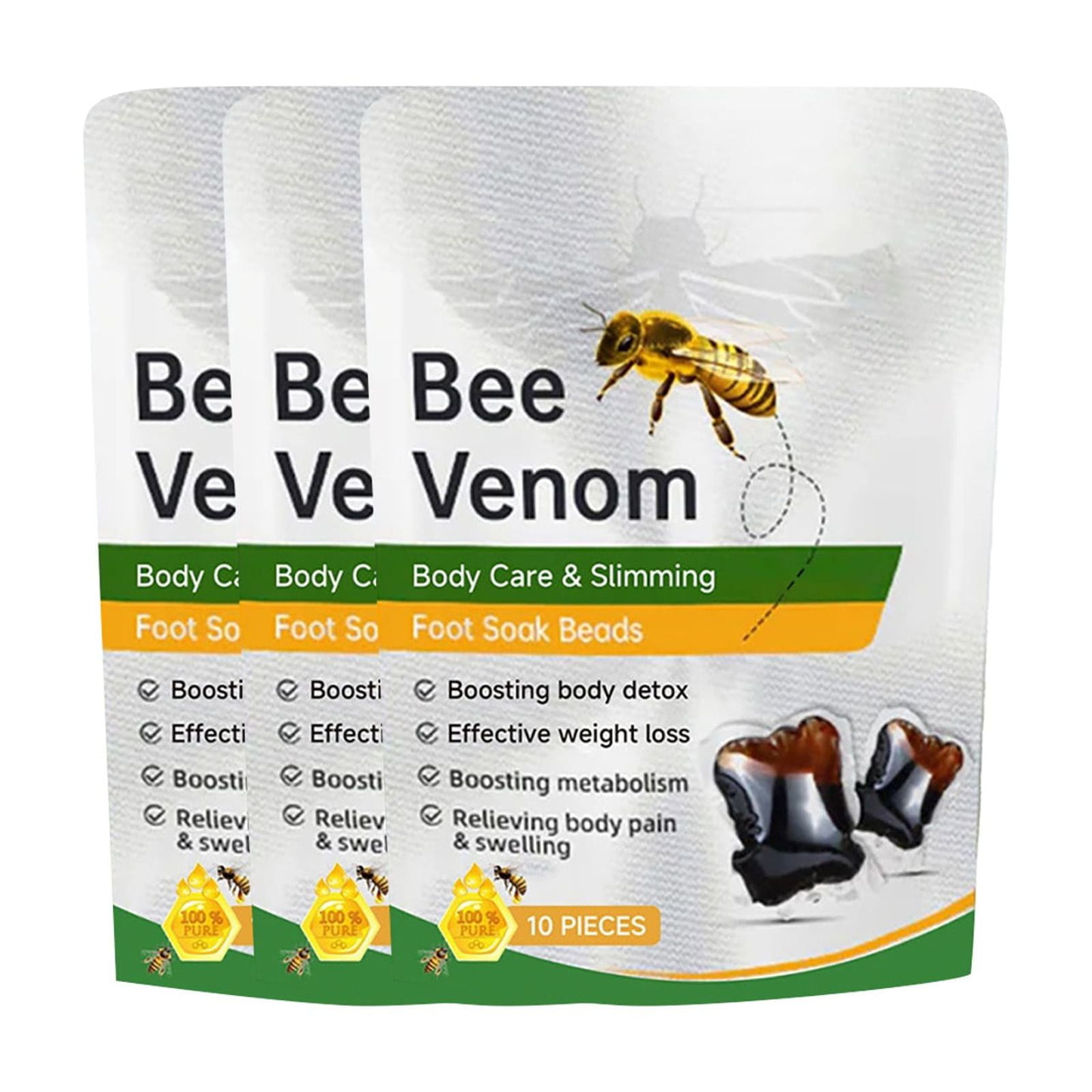 Clearance YOKIUYI Foot Bath, Foot Beads, Lymphatic Drainage Foot Bath, Lymphatic Foot Ointment ...