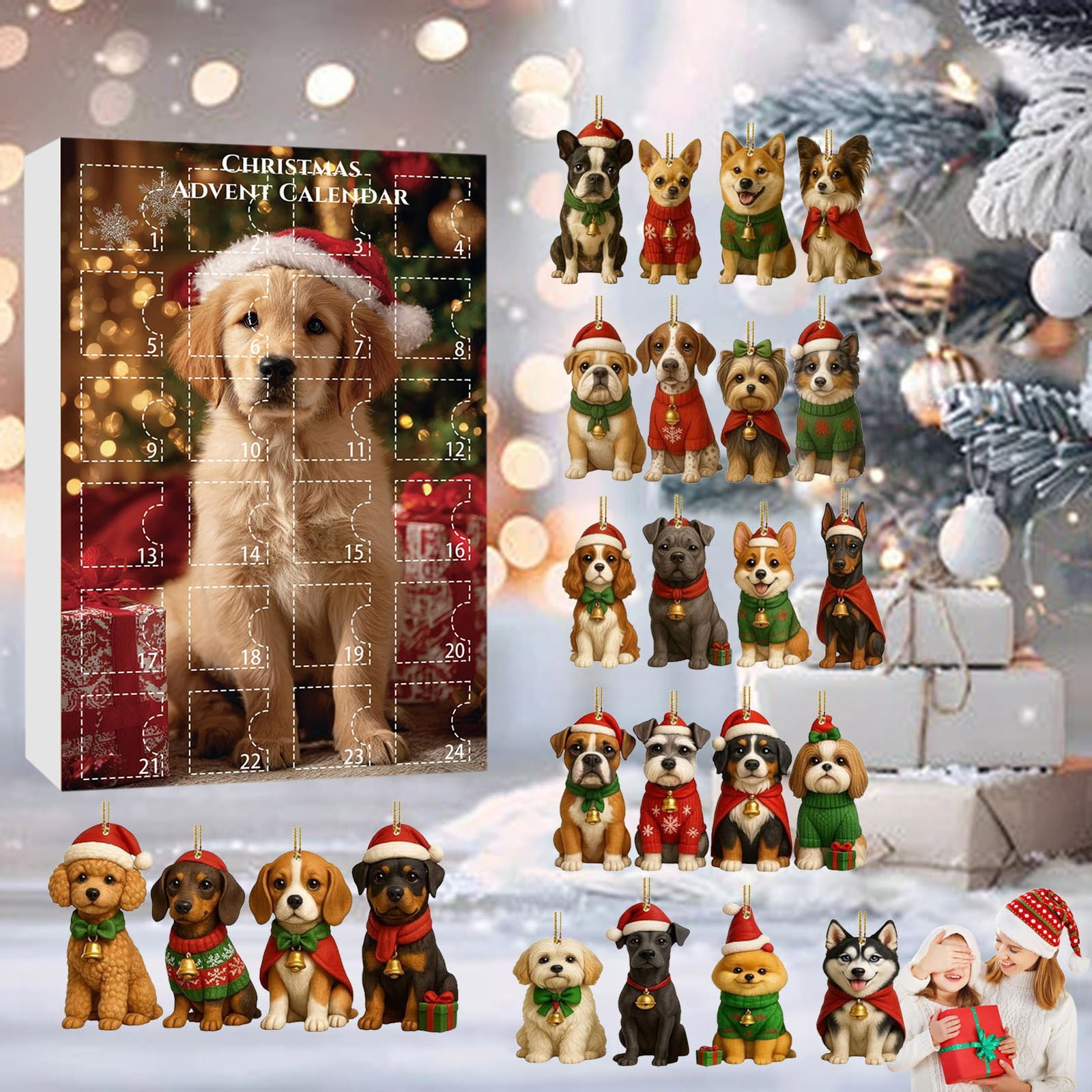 Clearance! YZEGDCH Advent Calendar for Adults Women Kids - 24 Days Set ...