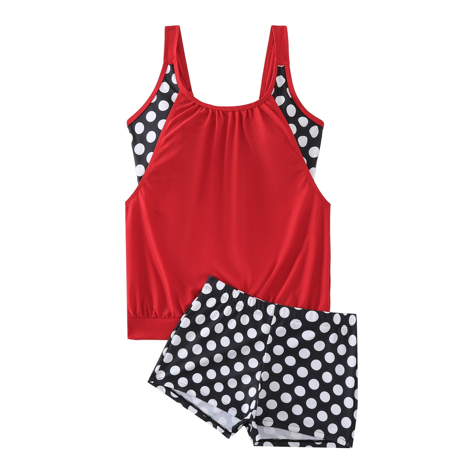 Clearance! Yajing Cute Bikinis Xxxxxl Red Women's Spring/Summer Floral Polka Dot Conservative ...