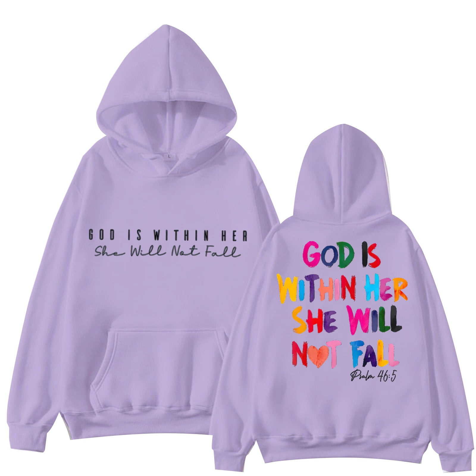 Clearance! Yajing Oversized Sweatshirt for Women Lady's Fall Hoodie ...