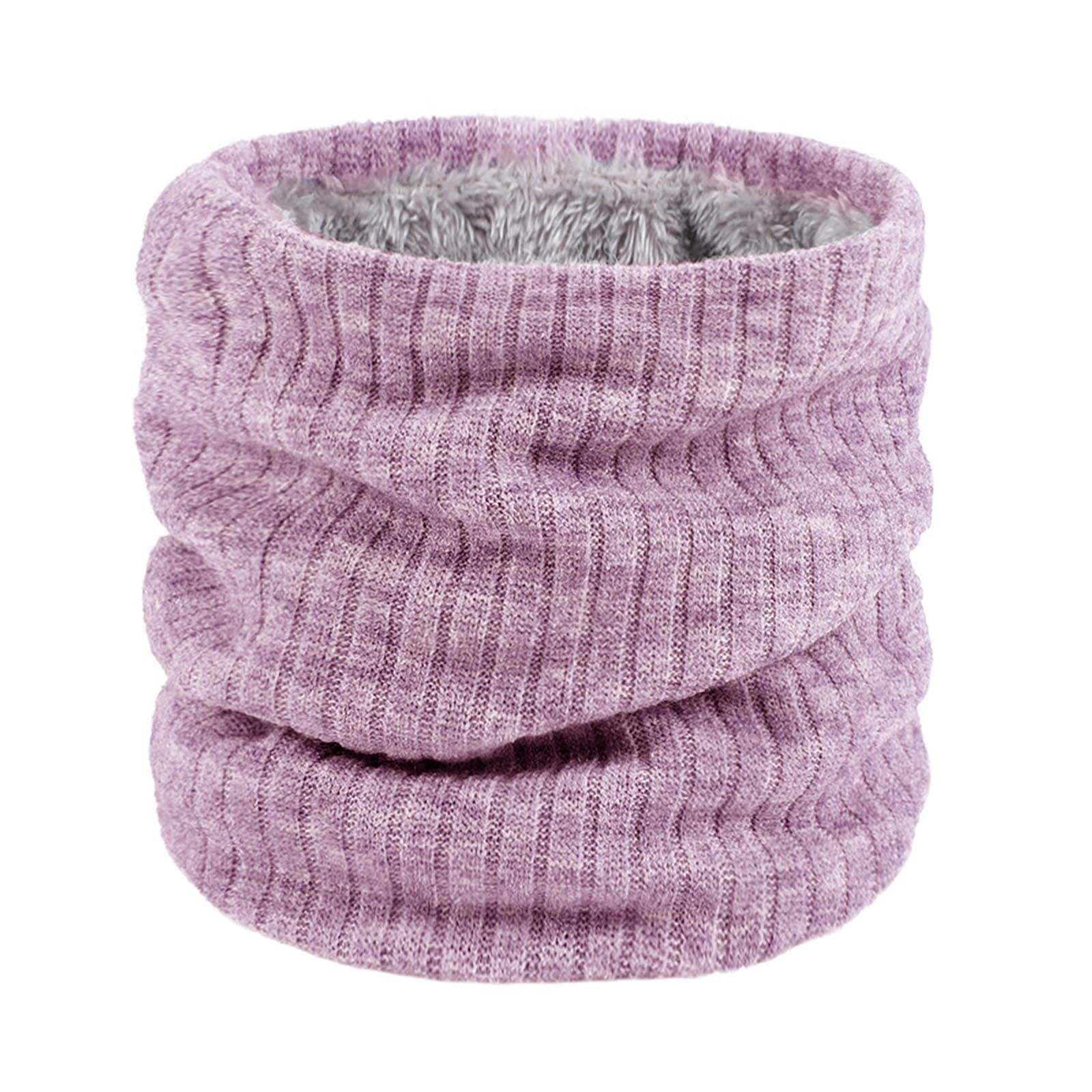 Clearance! Yajing Scarves for Women Winter Scarf Men Warm Knitted Ring ...