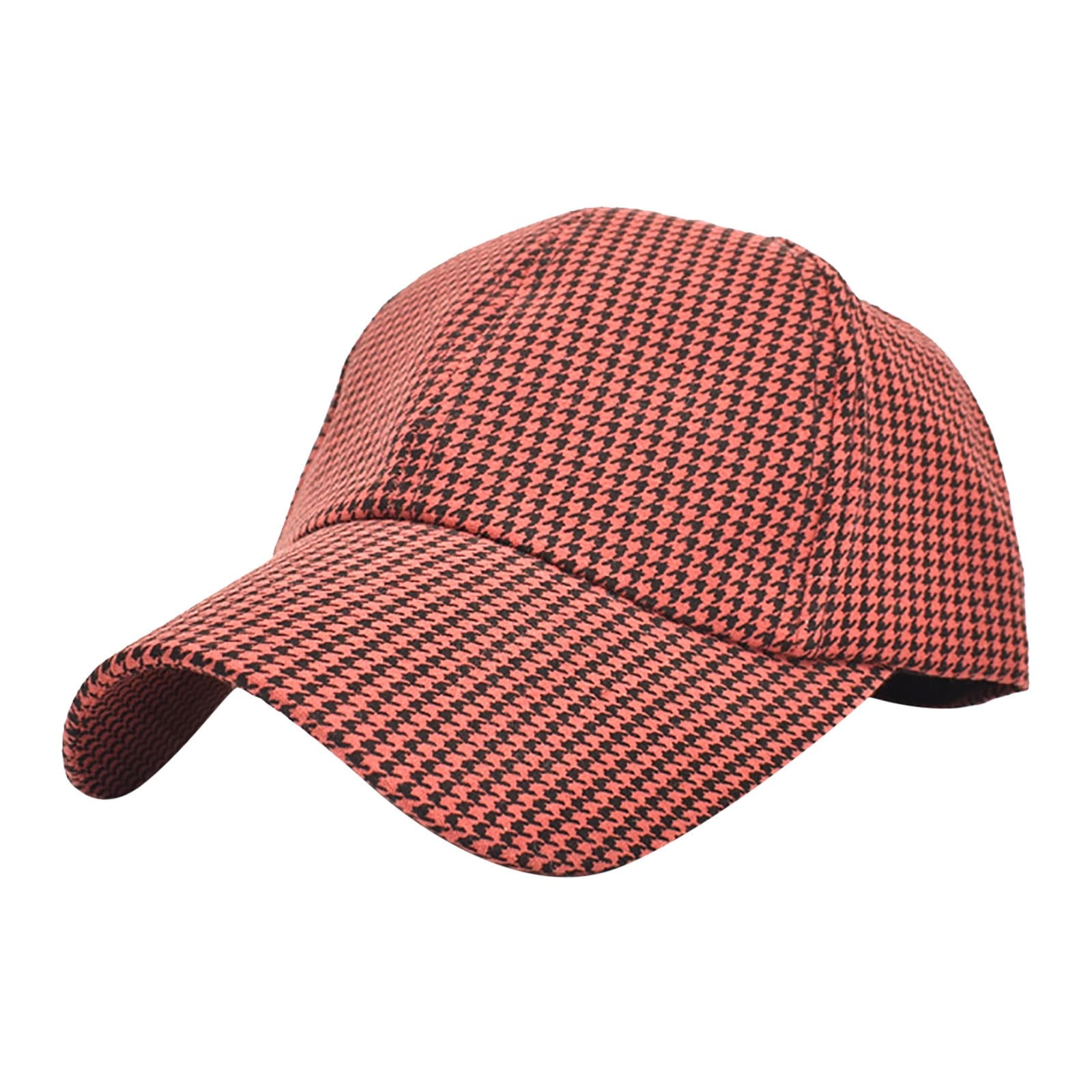 Clearance! Yigetop Baseball Hats Plaid Printed Baseball Cap Female ...