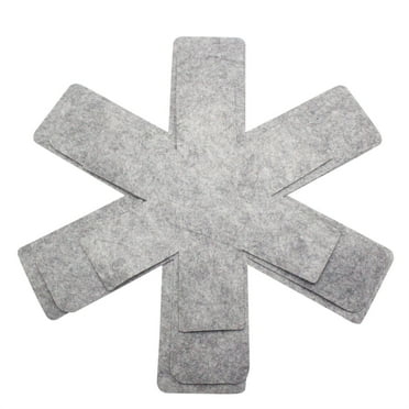 Durable Felt Pot Pan Protectors, Space Saver and Divider Liners, Cyan ...