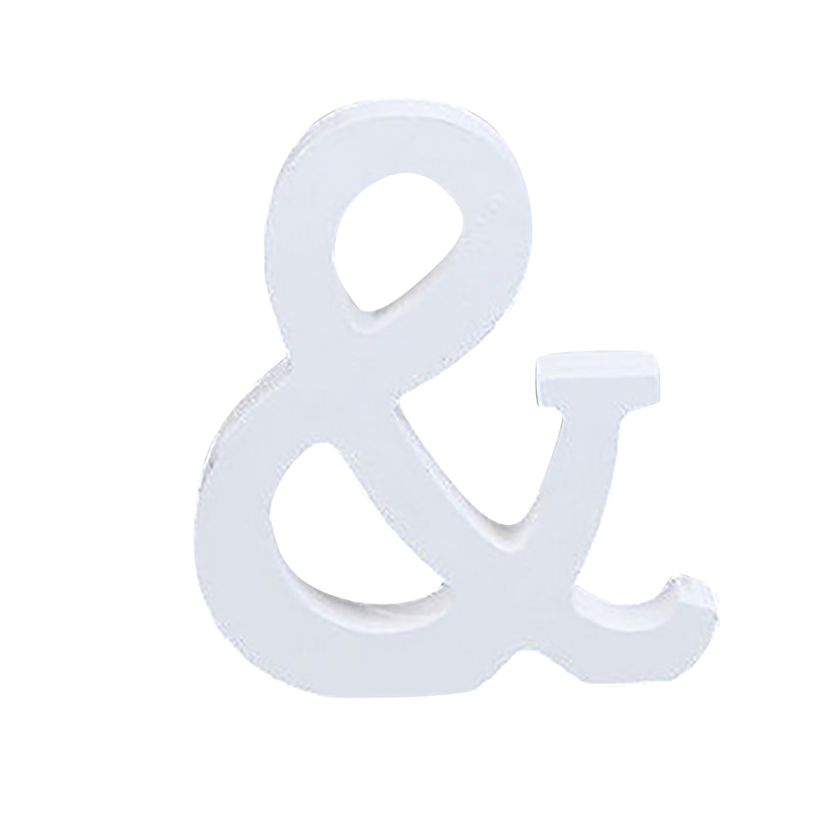 Clearance！ Yshop Desktop Ornament 1Pc White Wooden Symbols Wedding Anniversary Party Home ...