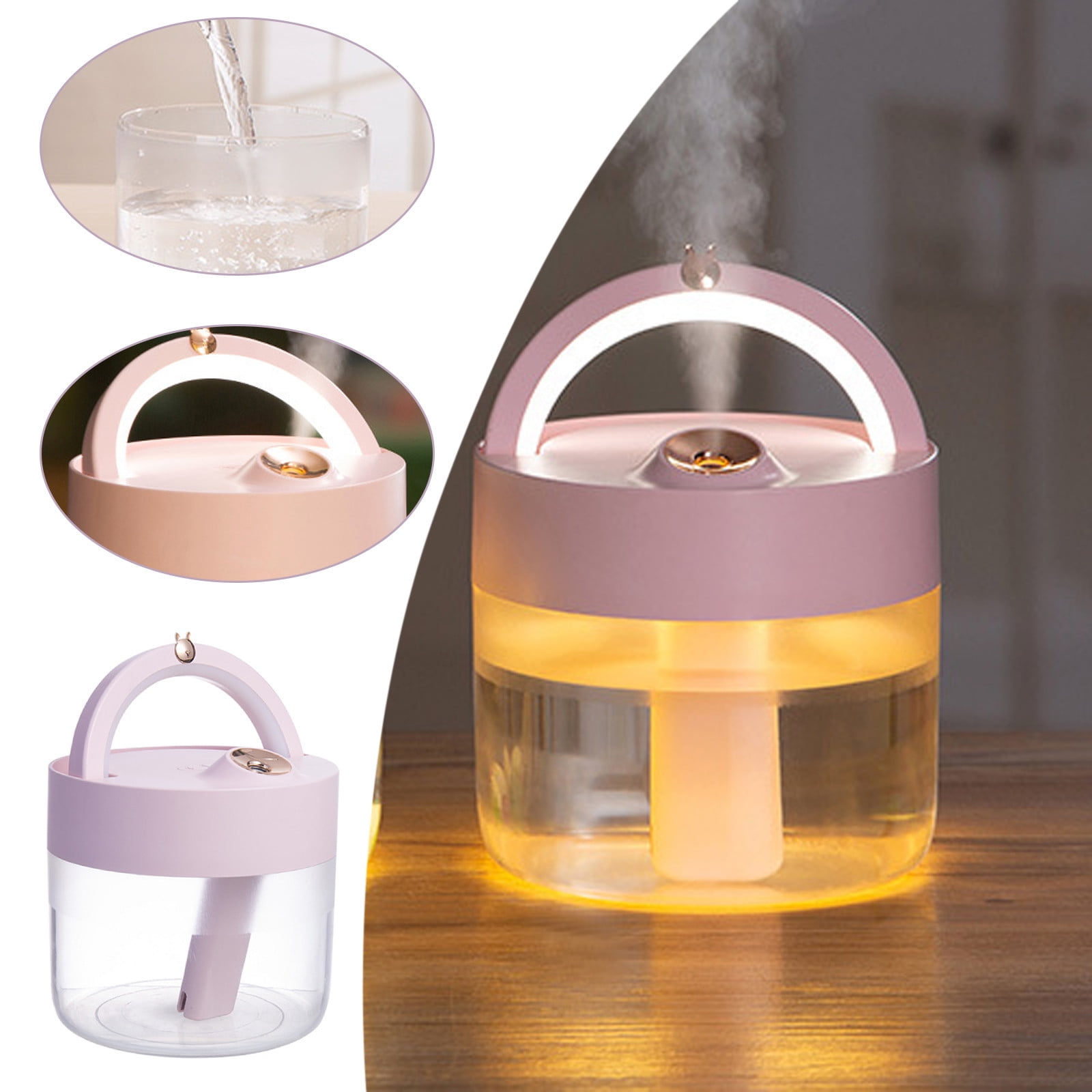 Clearance!Yufenmy Mini Air Humidifiers for Bedroom,1L Large Capacity ...