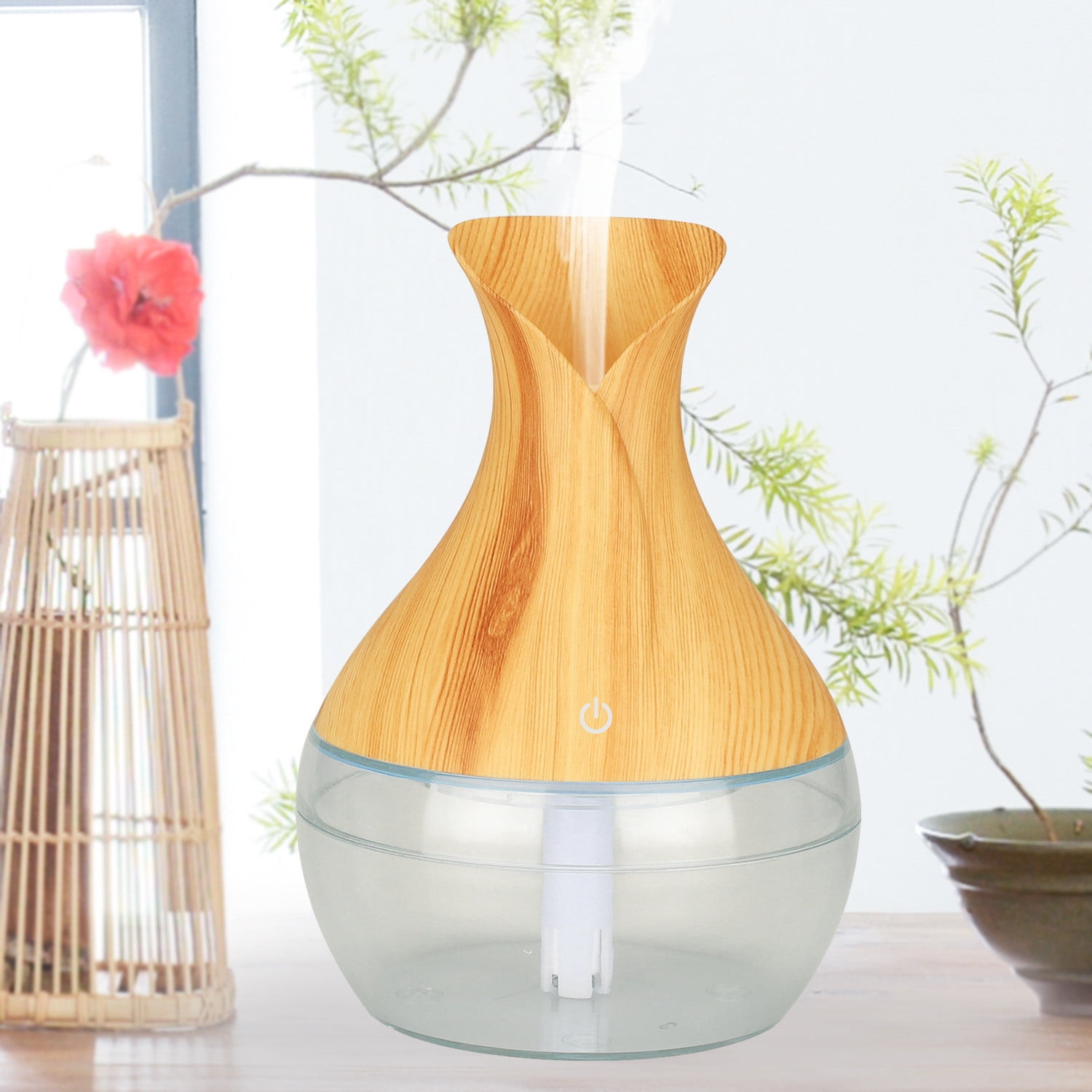 Clearance!Yufenmy Samll Air Humidifiers for Bedroom,300ml Light Wood ...