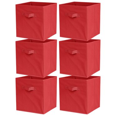 Niche Cubo Stackable Storage Cube - White Wood Grain - Walmart.com