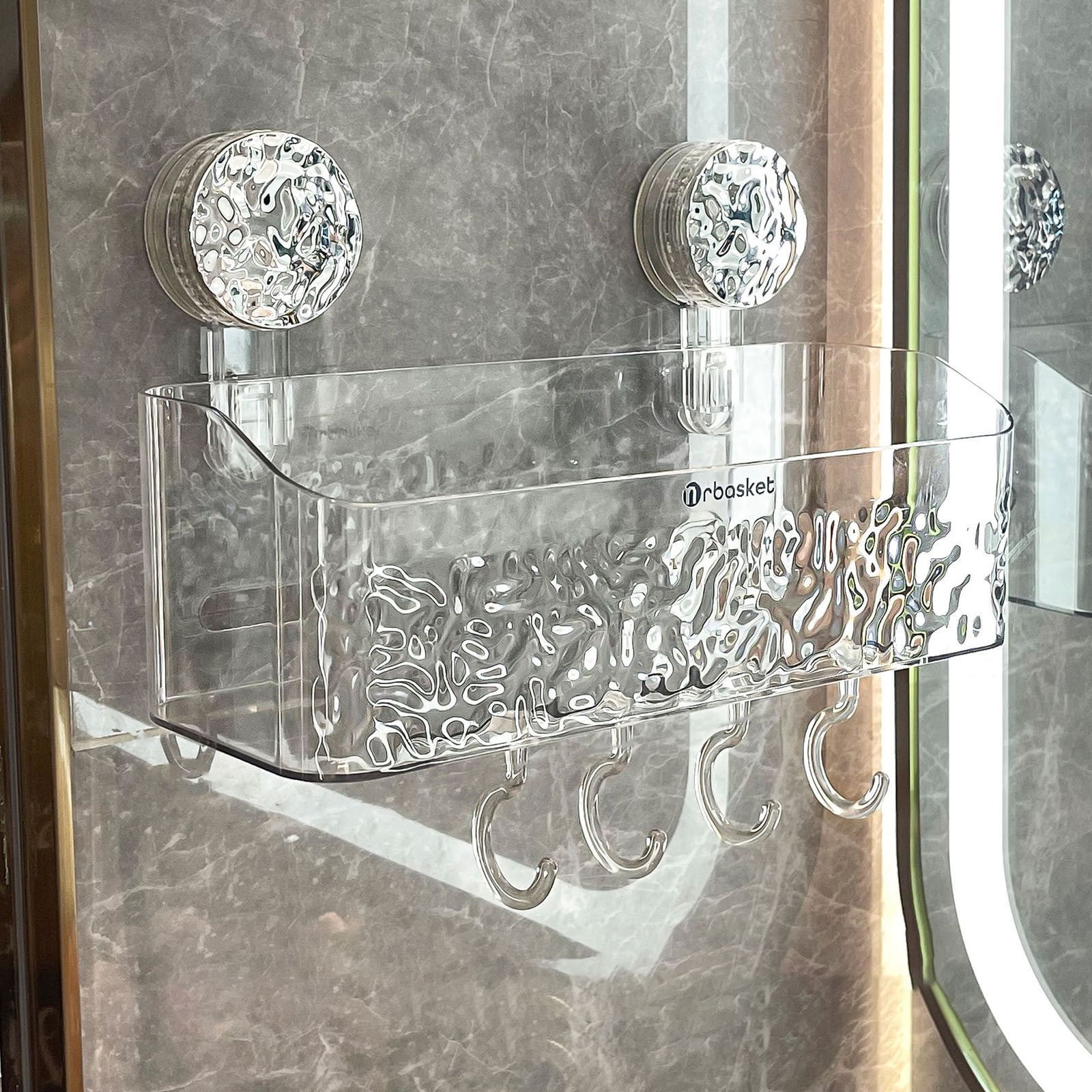 Clearance! ZZkhGo Wall Shelves, Wall Rack, Bathroom Suction Cup Rack ...