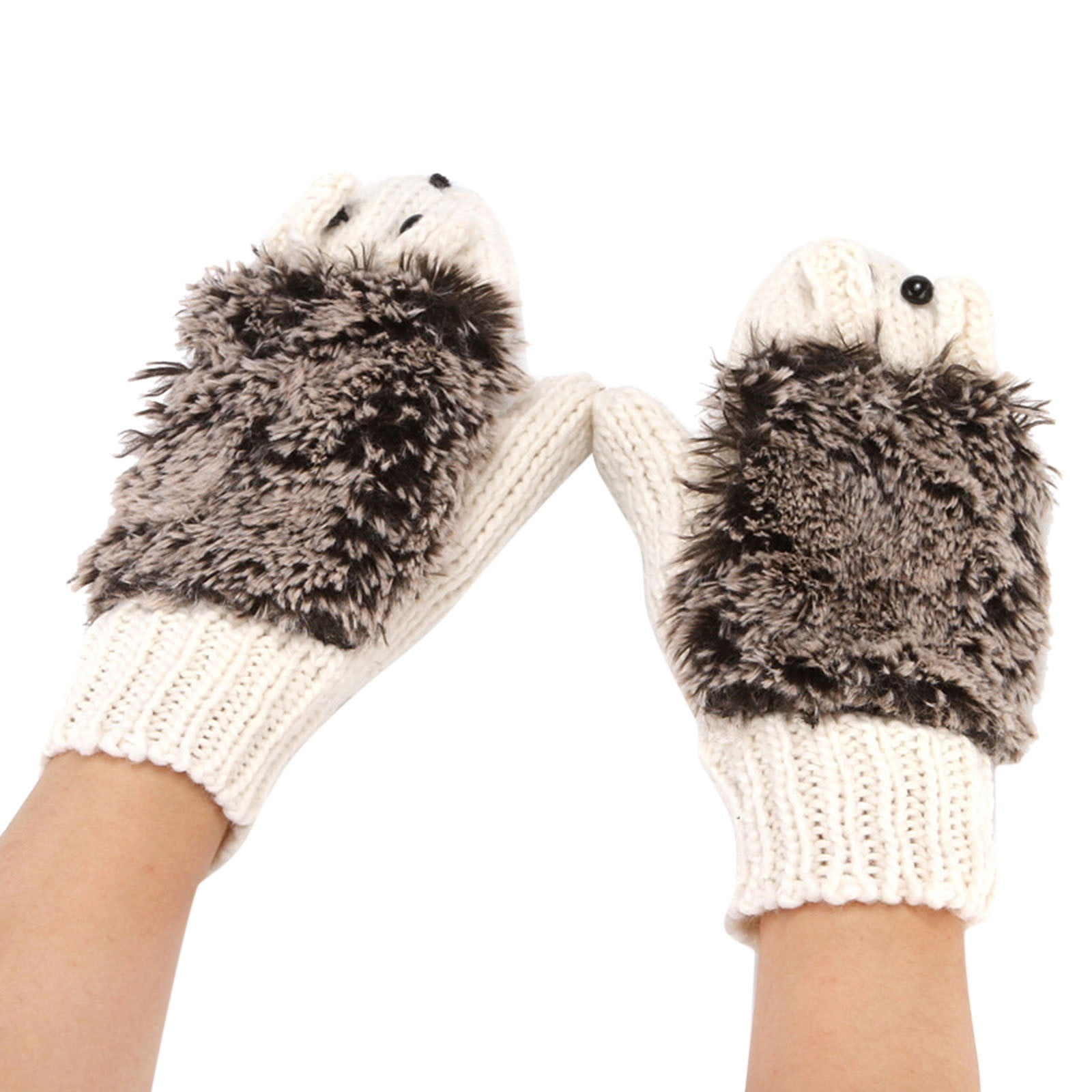 Clearance! Zafoop Gloves Mittens Winter Fashion Warm Knitted Gloves ...