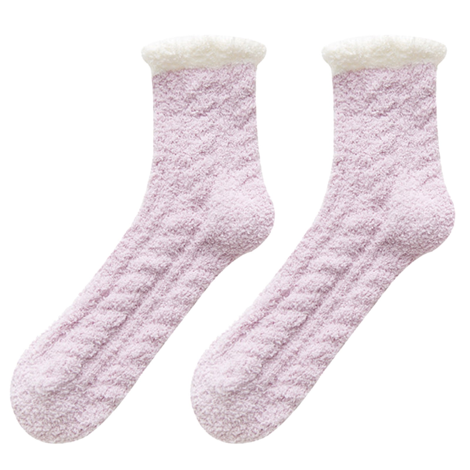 Clearance! Zafoop Women Autumn And Winter Thickened Coral Socks Cute ...