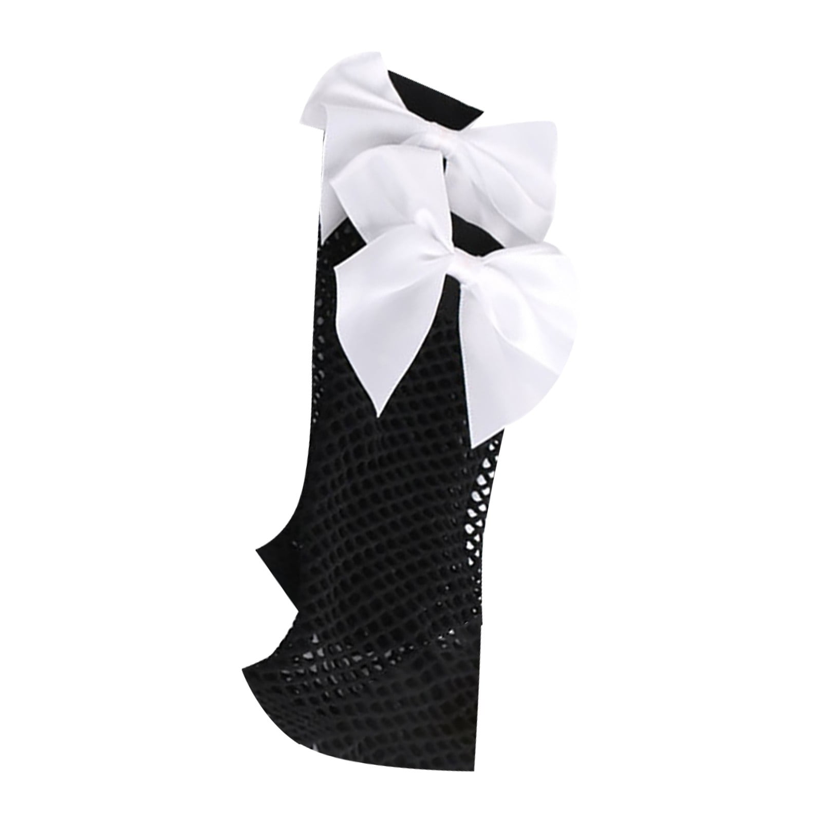 Clearance! Zafoop Women Ruffle Fishnet Ankle High Socks Mesh Lace Net ...