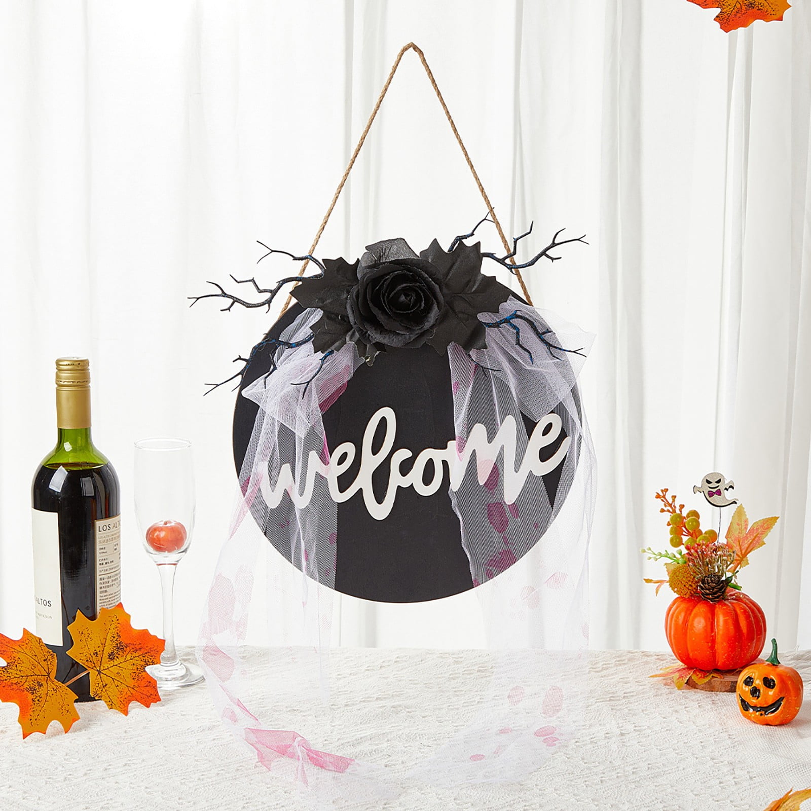 Clearance! Zerbueate Halloween Decorations Indoor Halloween Welcome ...