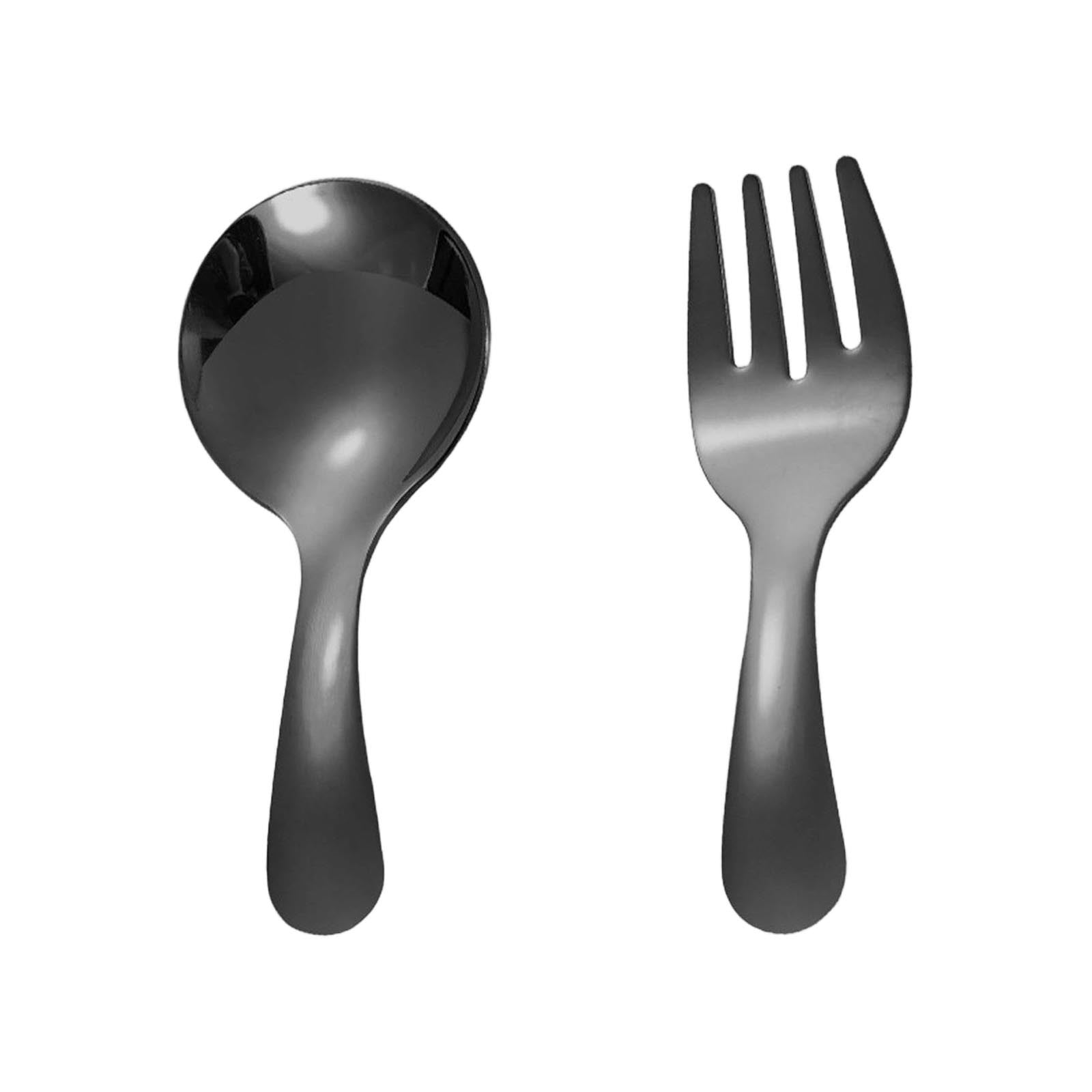 Clearance! Zguuel Camping Cutlery Set, Stainless Steel Short Handle ...