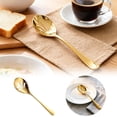 Clearance! Zguuel Stainless Steel Serving Spoon and Strainer, Gold ...