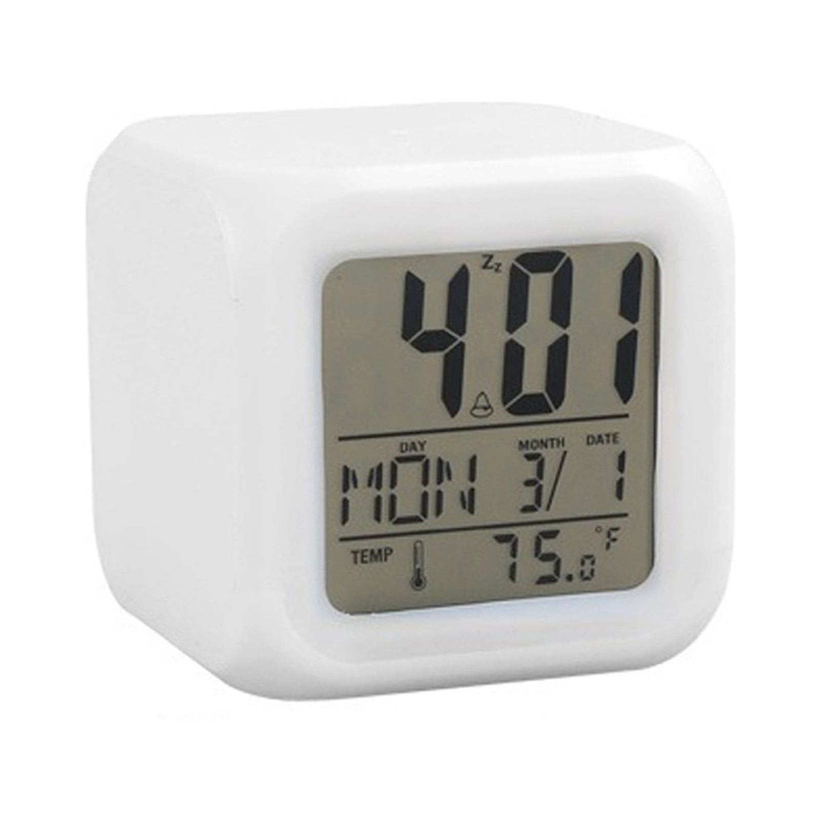 Clearance！bedroom clock-Gadget Of 7 LED Colors Changing Digital Alarm ...
