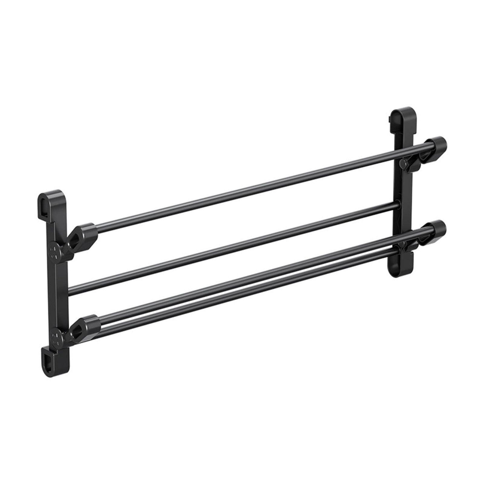 bfogop Wall Mounted Shoe Rack - Single Tier - Foldable Shoe Organizer ...