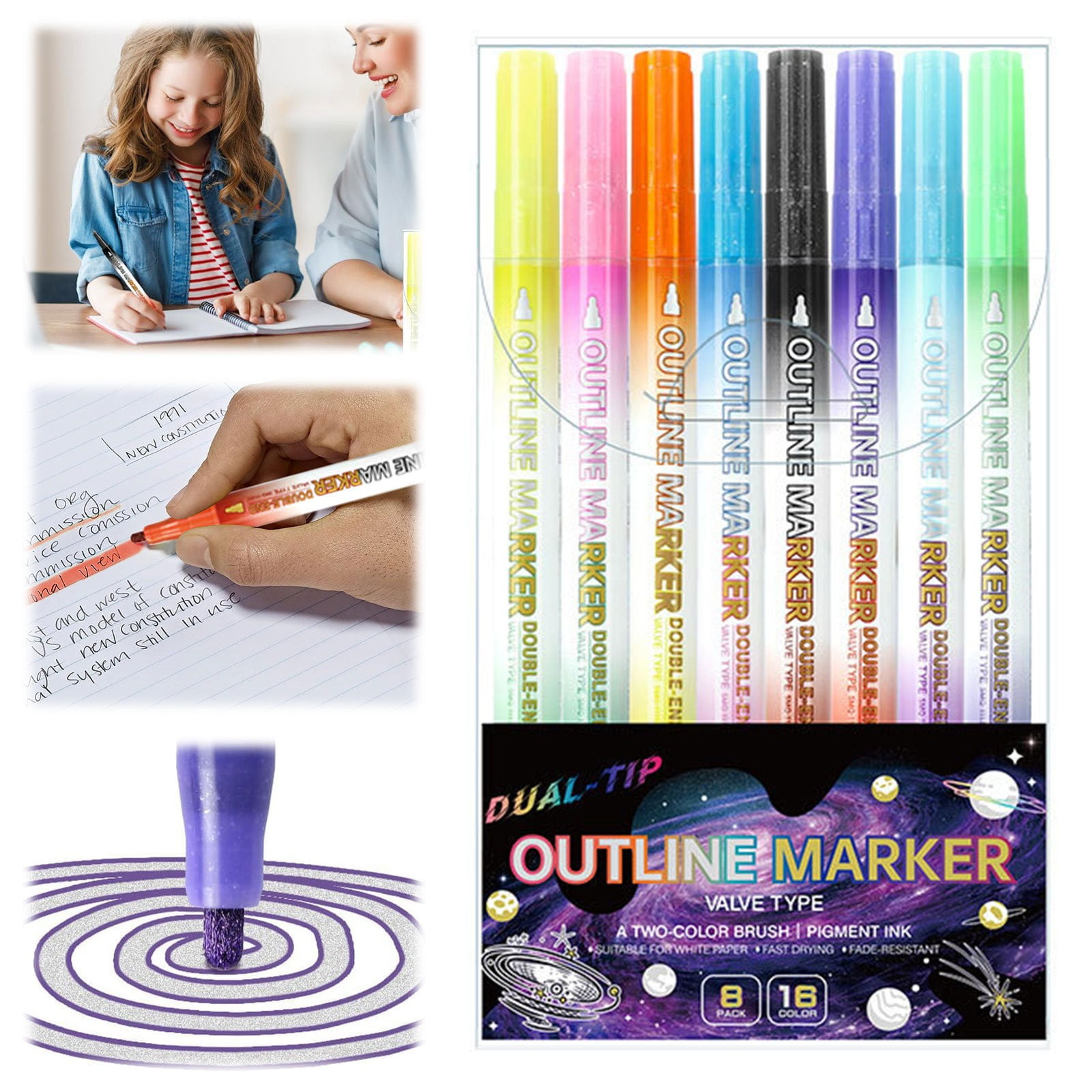Clearance highlighter Pen under $6,Double Line Highlighter Pen Metal ...