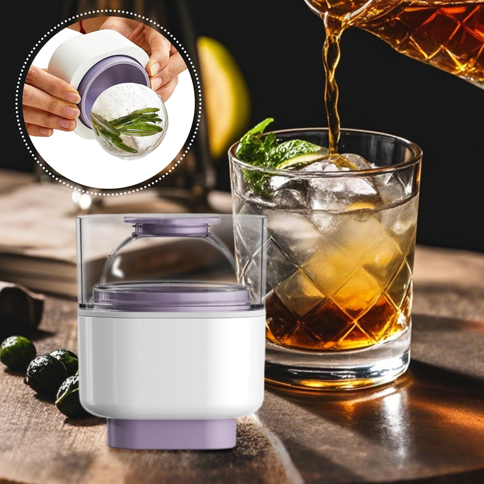 Clearance items! Food Grade Large Ice Ice Maker Whisky Household ...