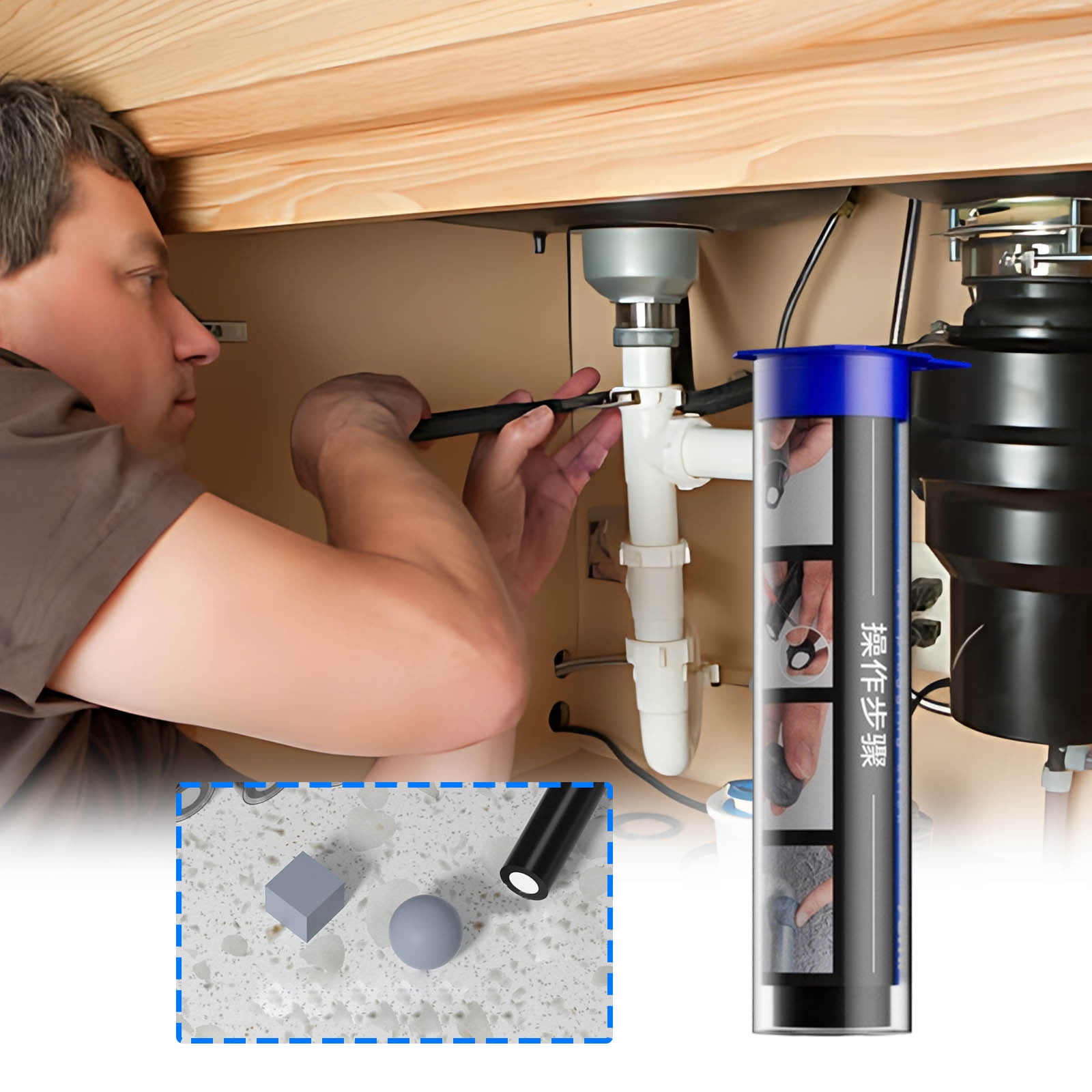 Clearance items! JGF844 40ml Quick Plugging Rod Quick Drying Waterproof ...