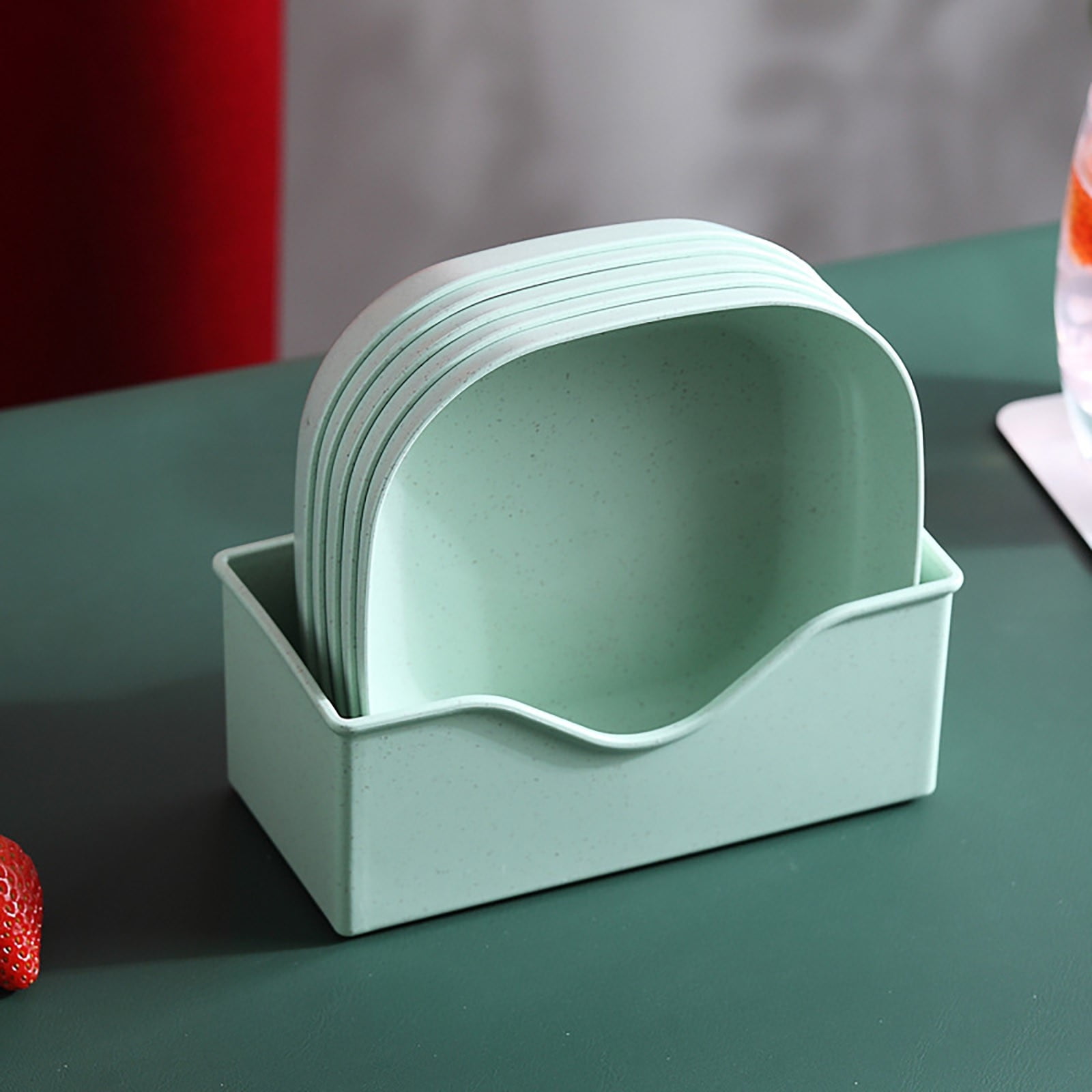 Clearance items! JGF844 5-piece Set Of Multi-color Snack Plates ...