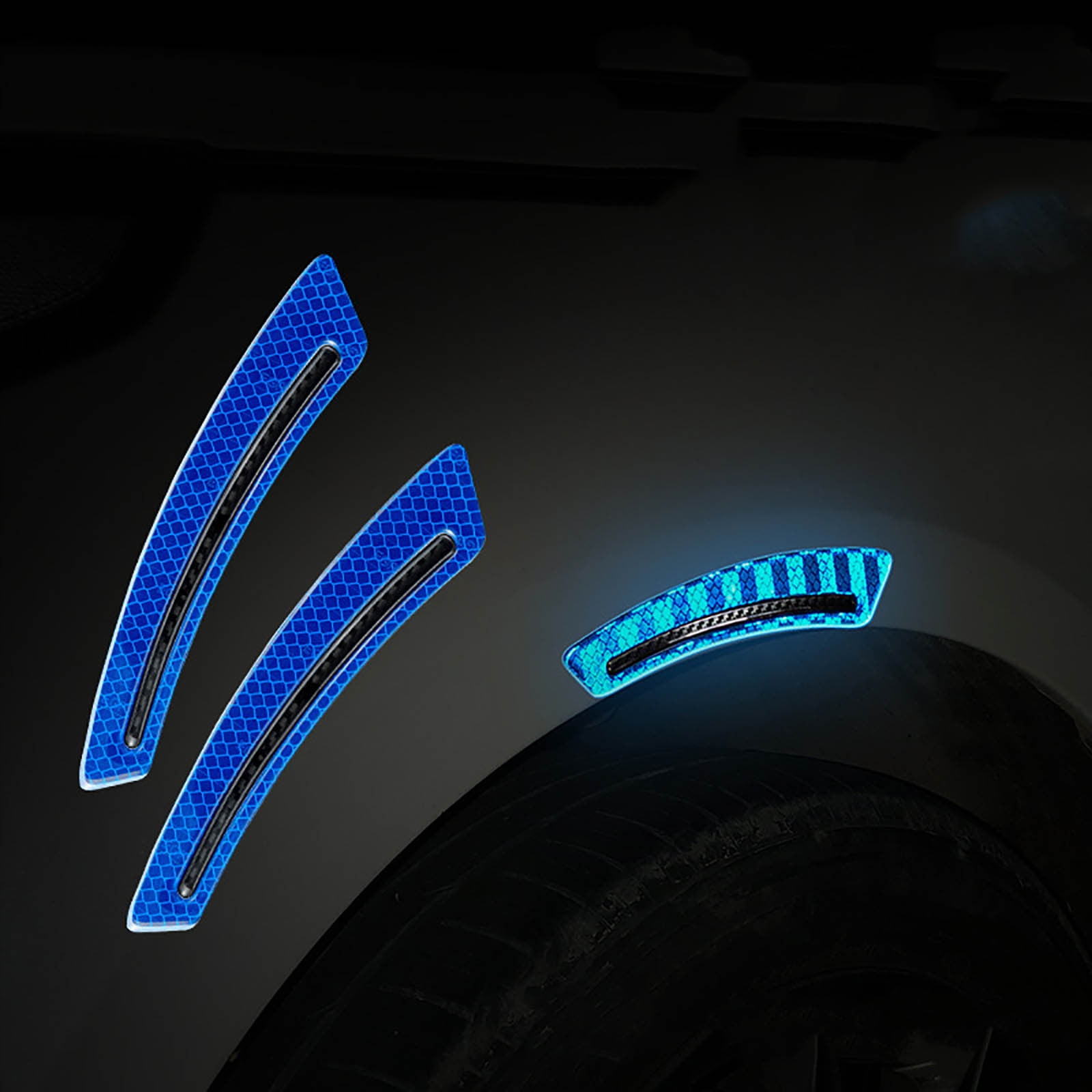 Clearance items! JGF844 Car antiscratch strip glows-in-the-dark wheel ...