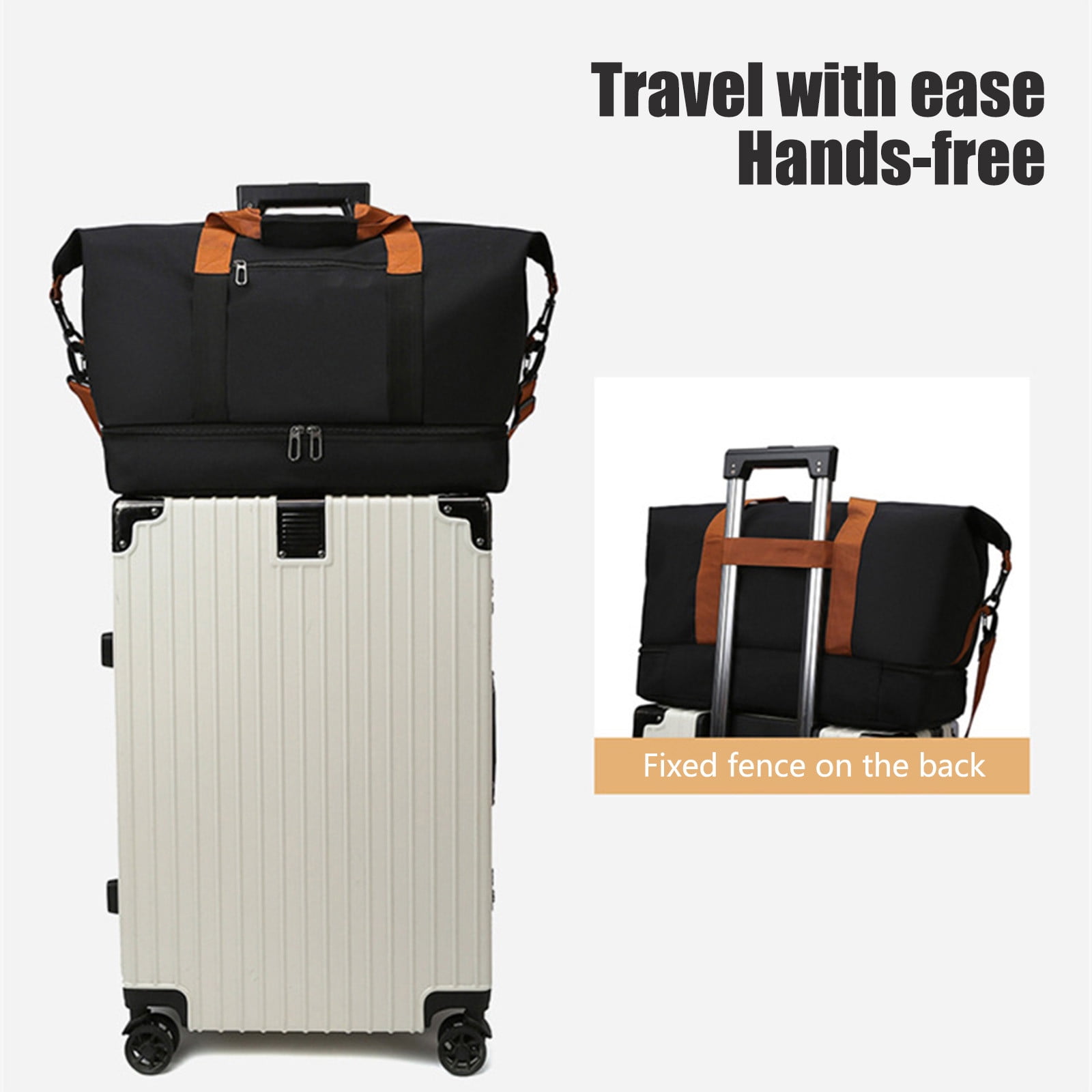 Clearance items! JGF844 Foldable Travel Duffel Bag Tote Carry Luggage ...